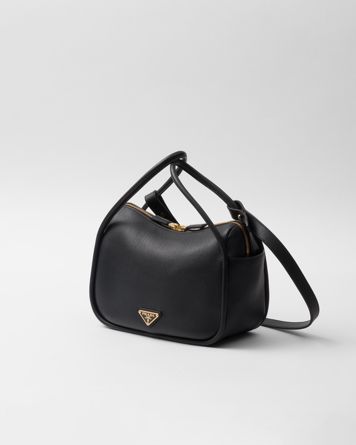 Black Prada Darling Leather Handbag | PRADA