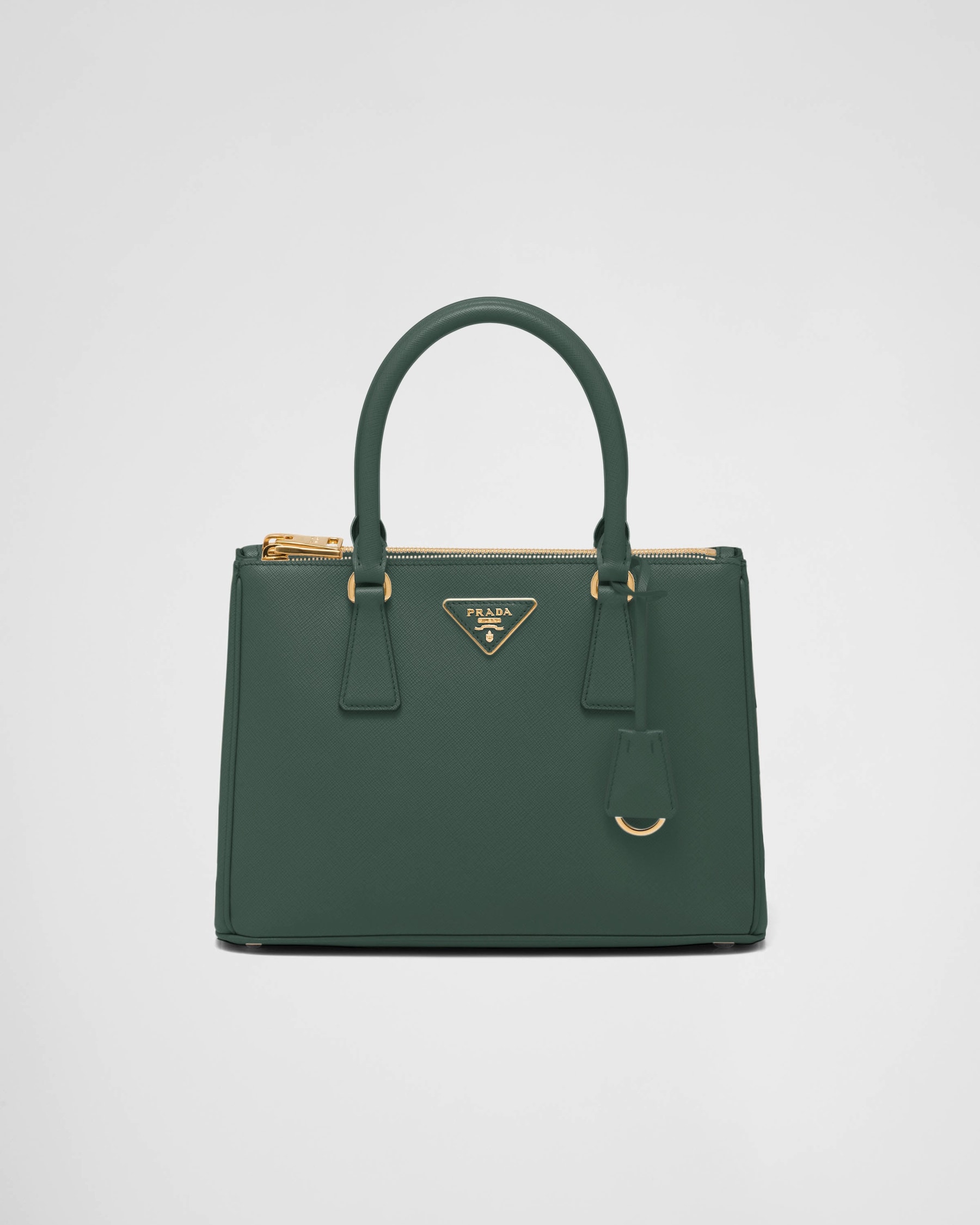 Emerald Green Medium Prada Galleria Saffiano Leather Bag | PRADA