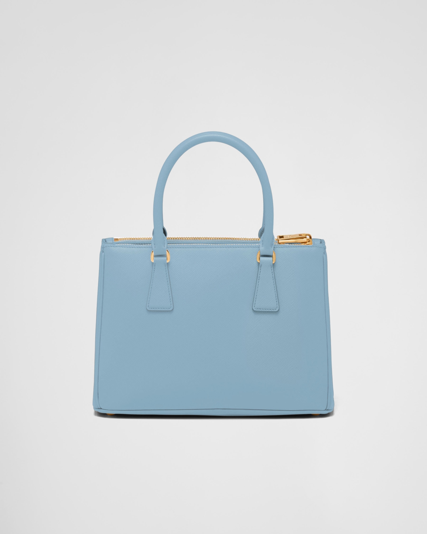 Light Blue Medium Prada Galleria Saffiano Leather Bag | PRADA
