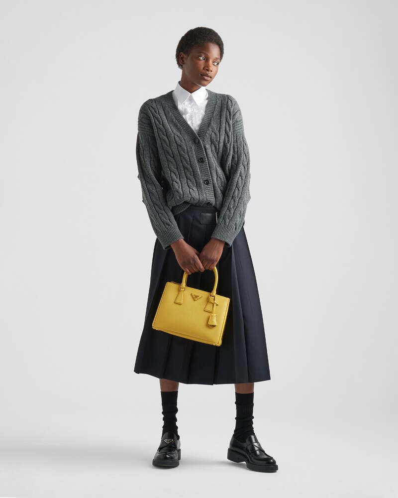 Sunny Yellow Medium Prada Galleria Saffiano Leather Bag | PRADA