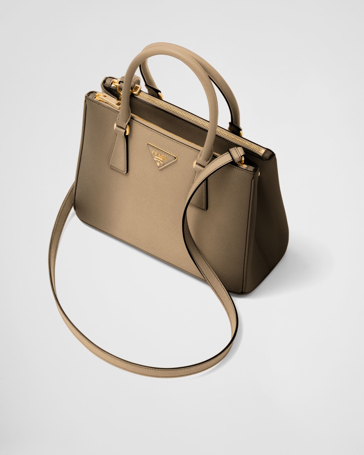 Gradient Cameo Medium Prada Galleria Ombré Saffiano Leather Bag | PRADA