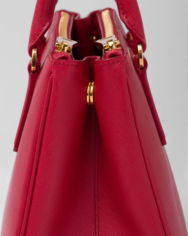 Fiery Red Medium Prada Galleria Saffiano Leather Bag | PRADA