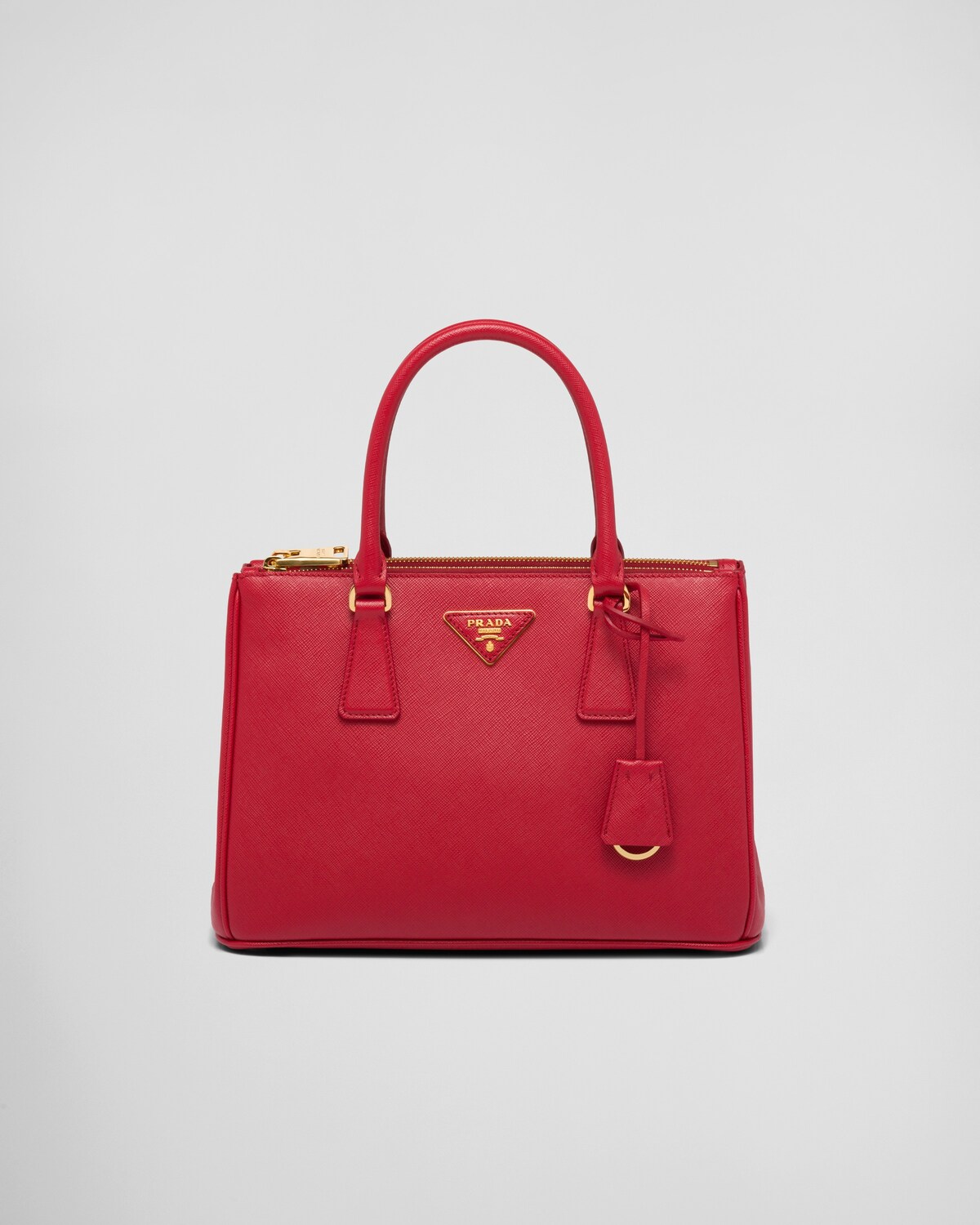 Fiery Red Medium Prada Galleria Saffiano Leather Bag | PRADA