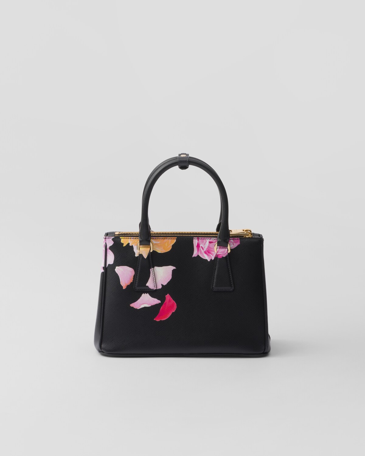Black Prada Galleria Printed Saffiano Leather Bag | PRADA