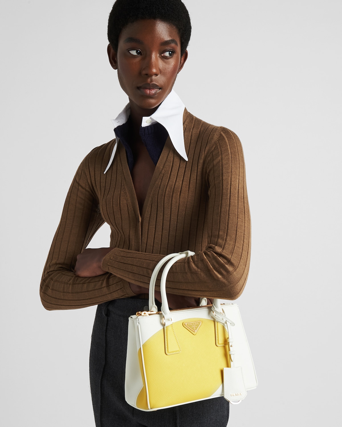 Leather & Fabric Hobo Bags | PRADA HK