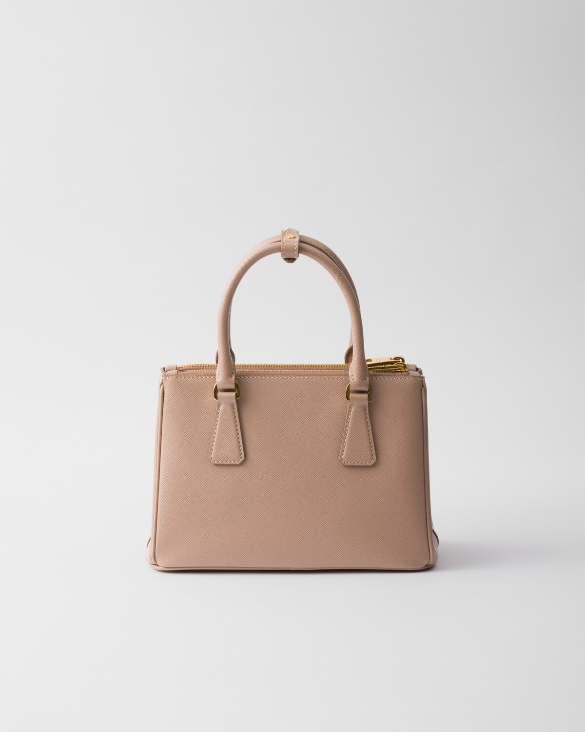 Powder Pink Small Prada Galleria Saffiano Leather Bag | PRADA