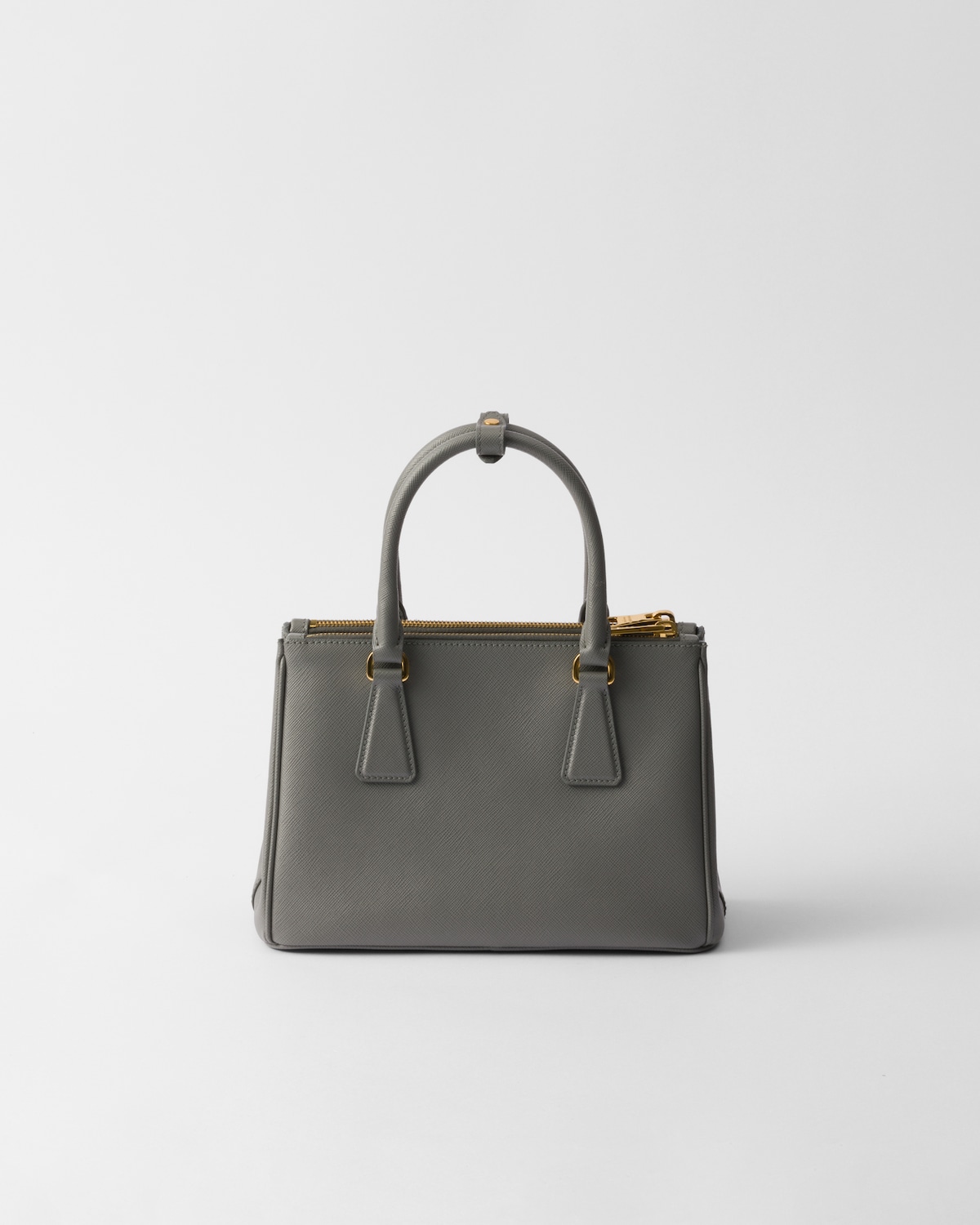 Slate Gray Small Prada Galleria Saffiano Leather Bag | PRADA