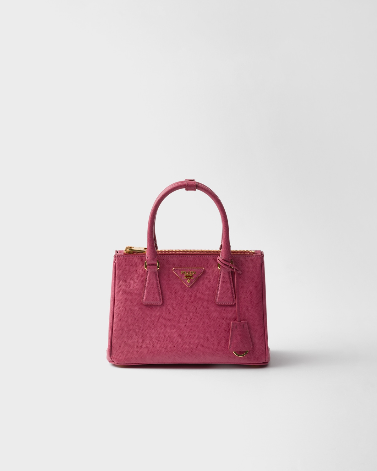 Bruyere Pink Prada Galleria Small Saffiano Leather Bag | PRADA