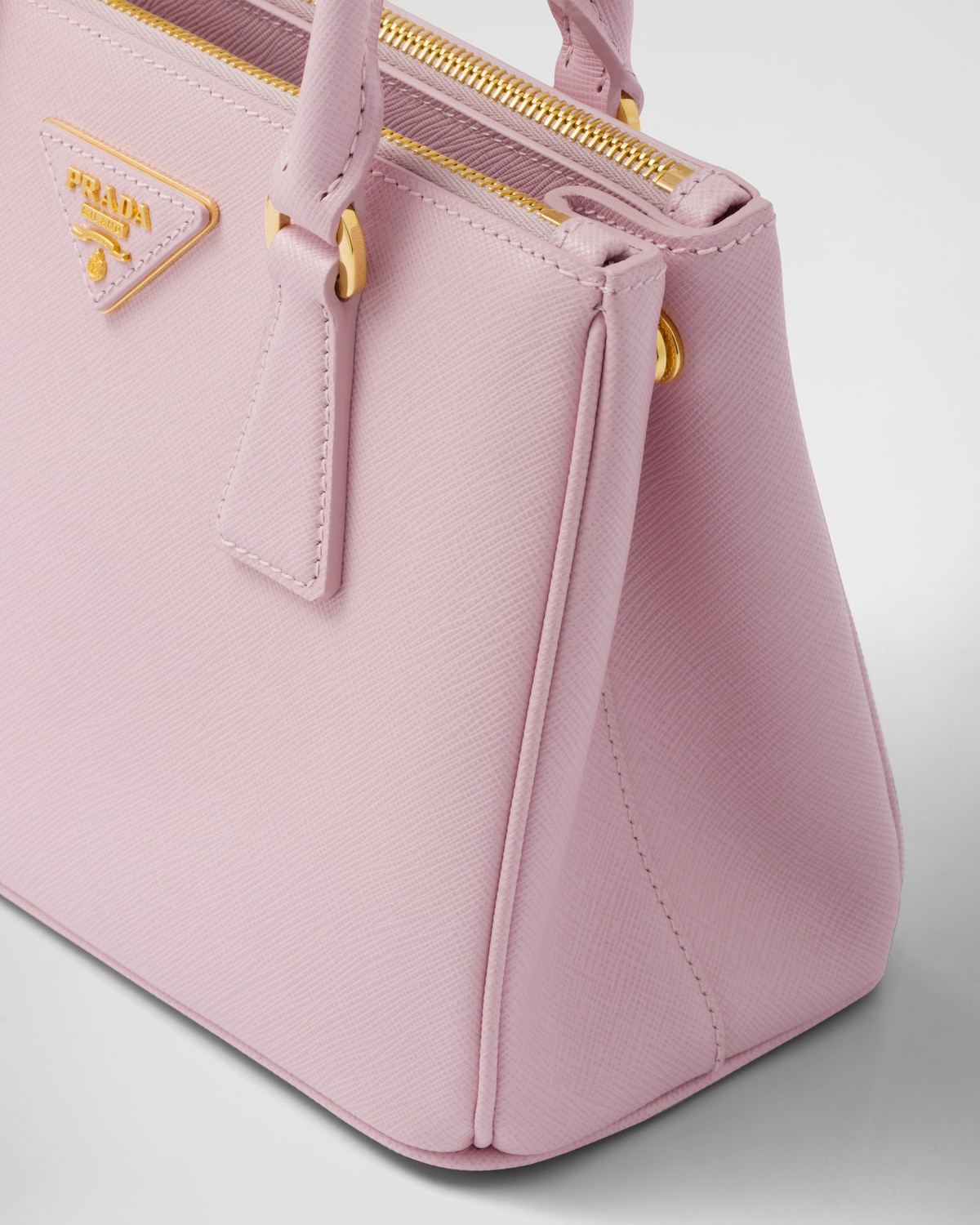 Alabaster Pink Small Prada Galleria Saffiano Leather Bag | PRADA