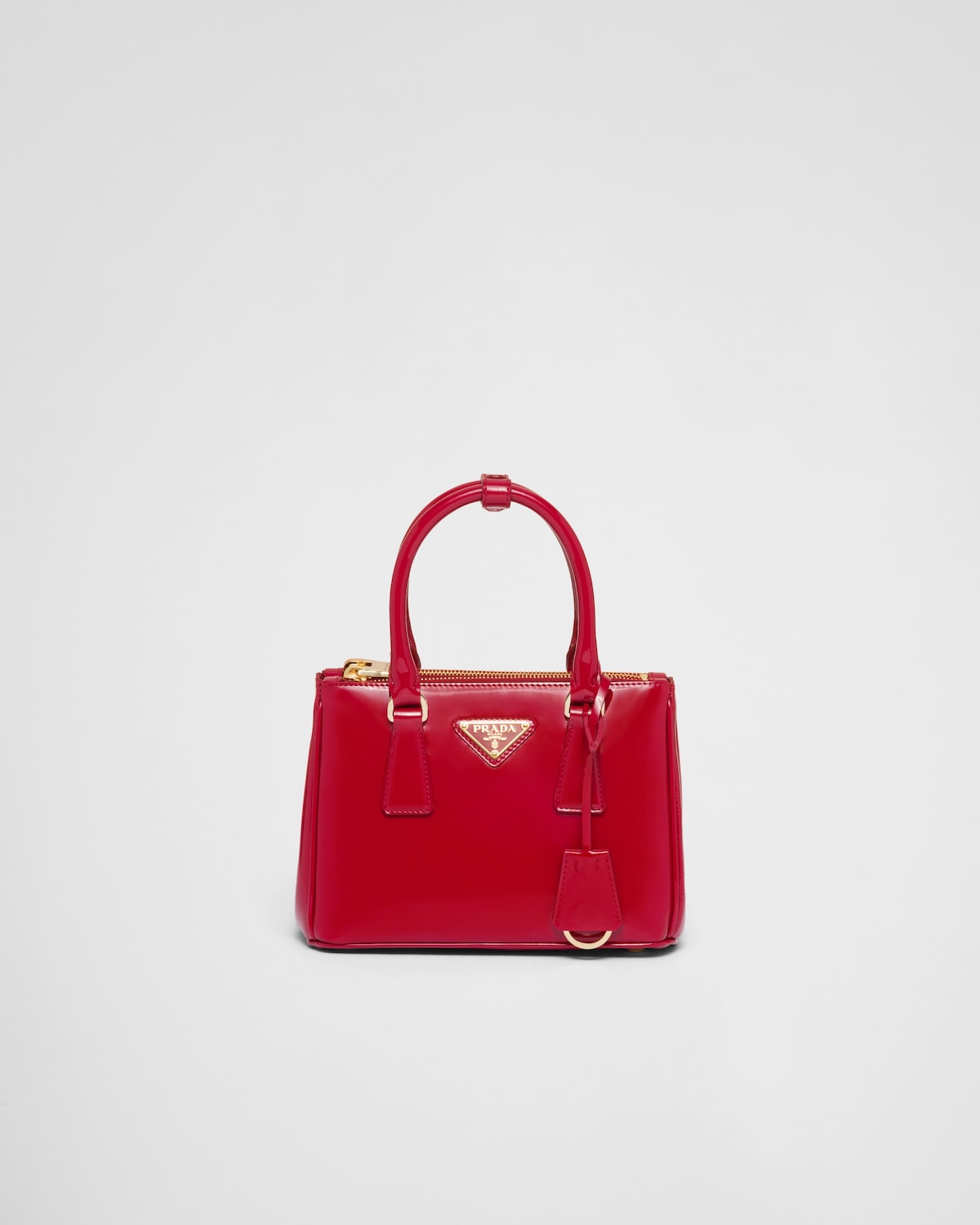 Cherry Red Prada Galleria Patent Leather Mini Bag | PRADA