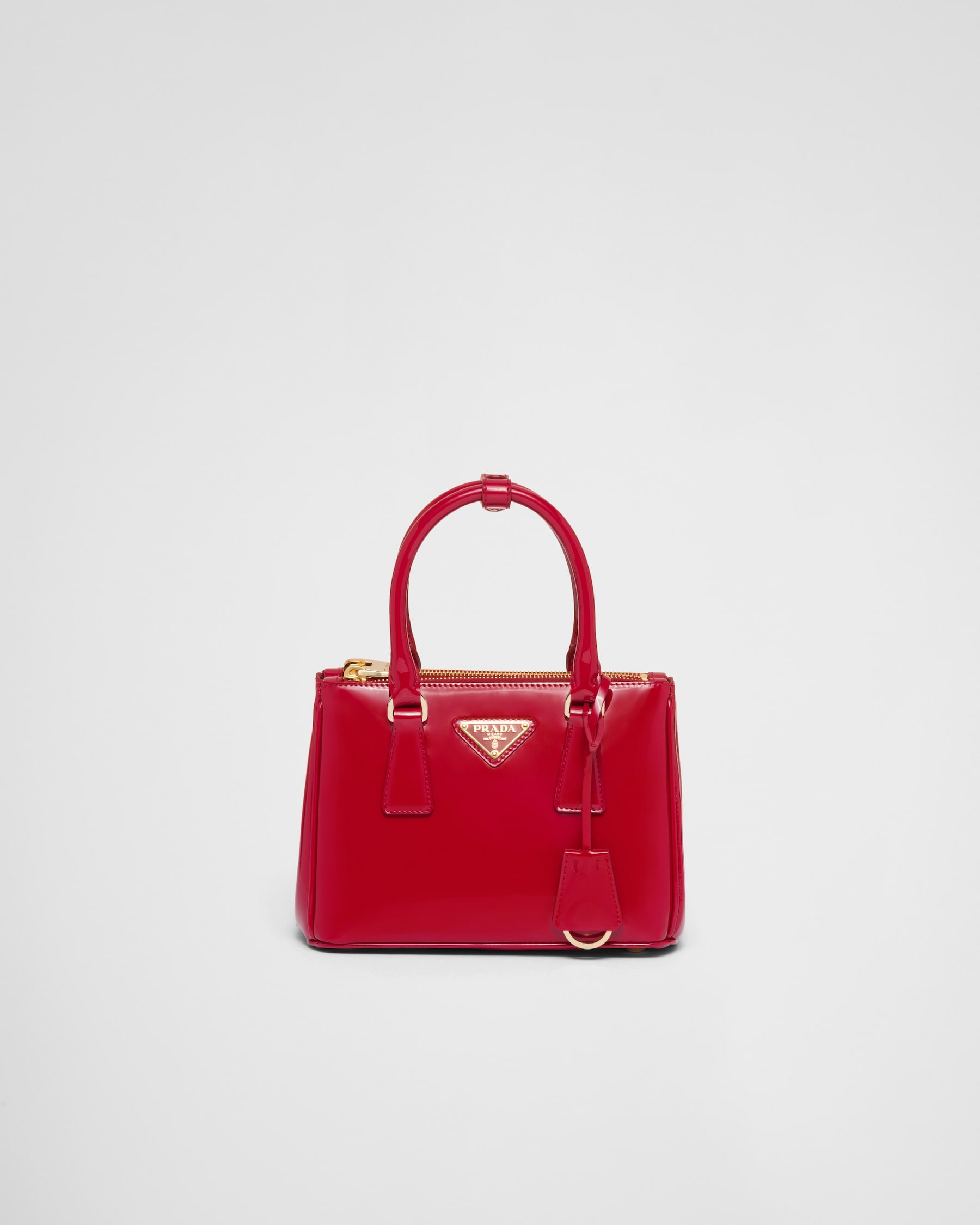 Cherry Red Prada Galleria Patent Leather Mini Bag | PRADA