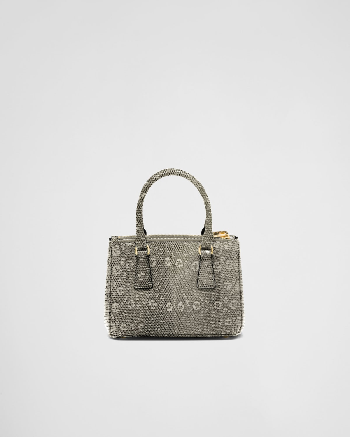 Rock Gray Prada Galleria Lizard Skin Mini-bag | PRADA