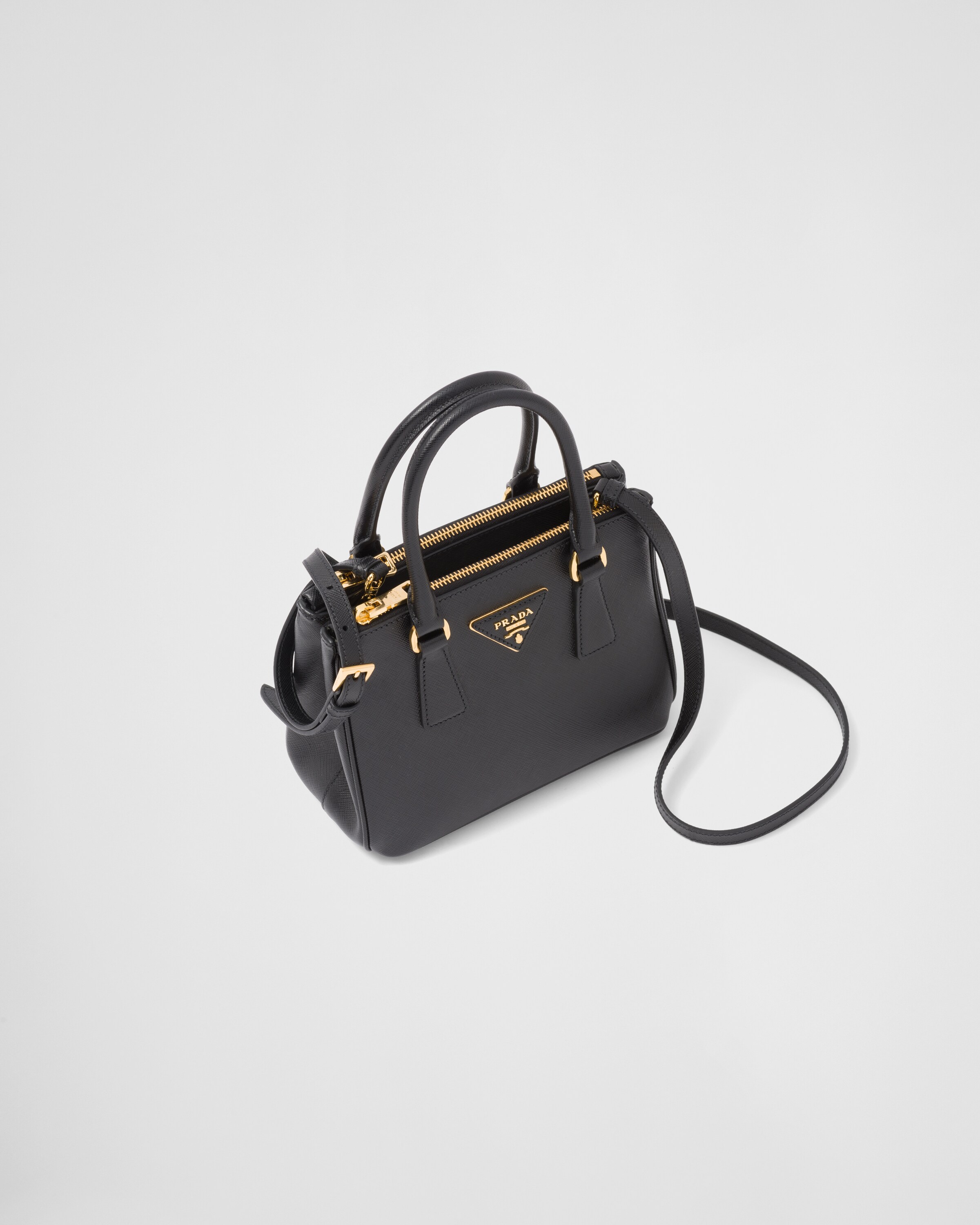 Black Prada Galleria Saffiano leather mini bag | Prada