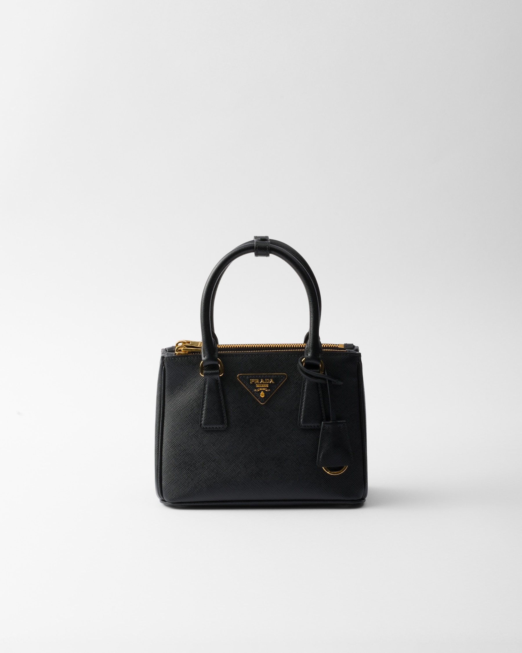 Black Prada Galleria Mini Saffiano Leather Bag | PRADA