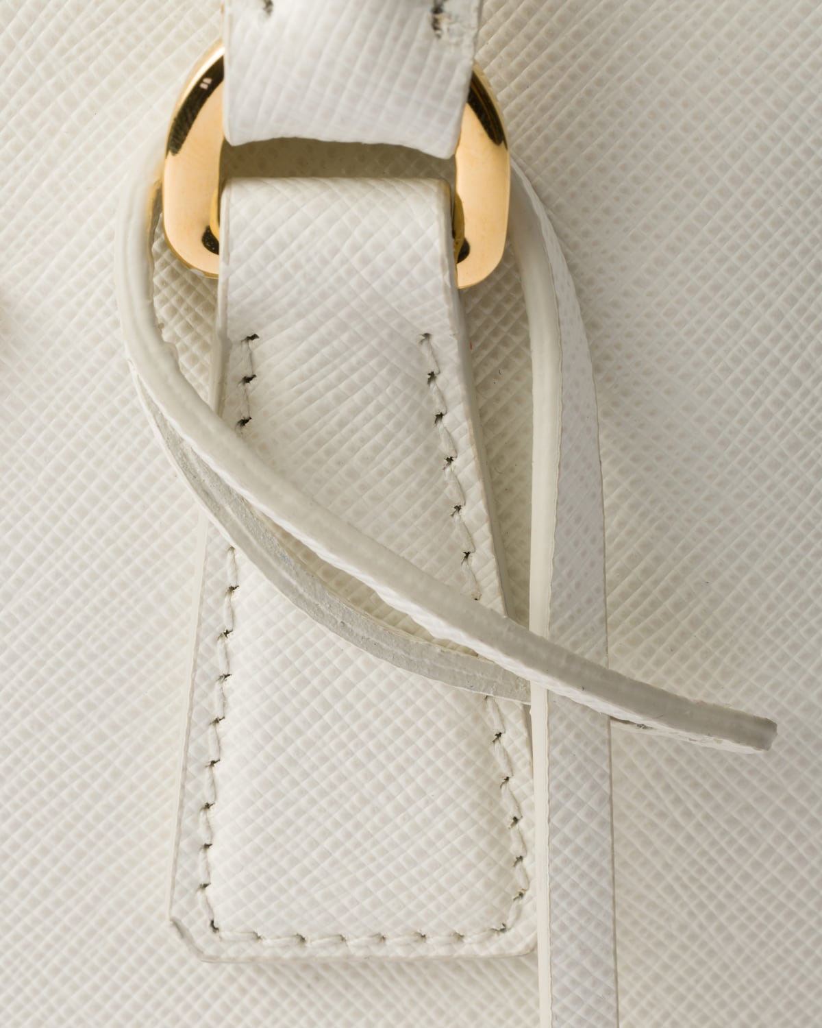 White Prada Galleria Saffiano Leather Mini-bag | PRADA