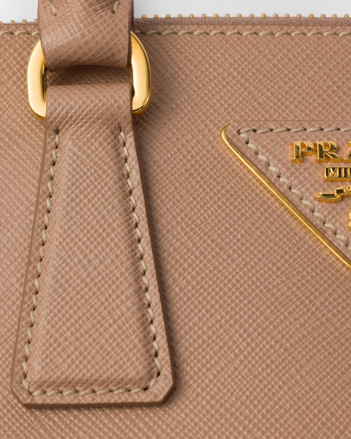 Powder Pink Prada Galleria Saffiano Leather Mini-bag | PRADA