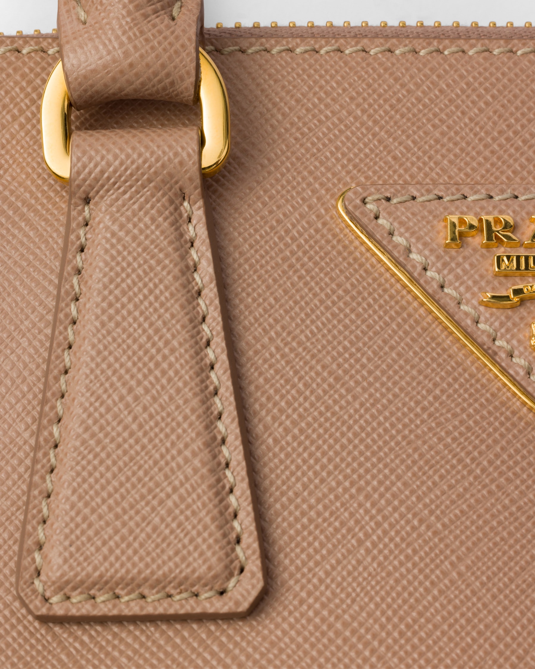 Powder Pink Prada Galleria Saffiano Leather Mini-bag | PRADA