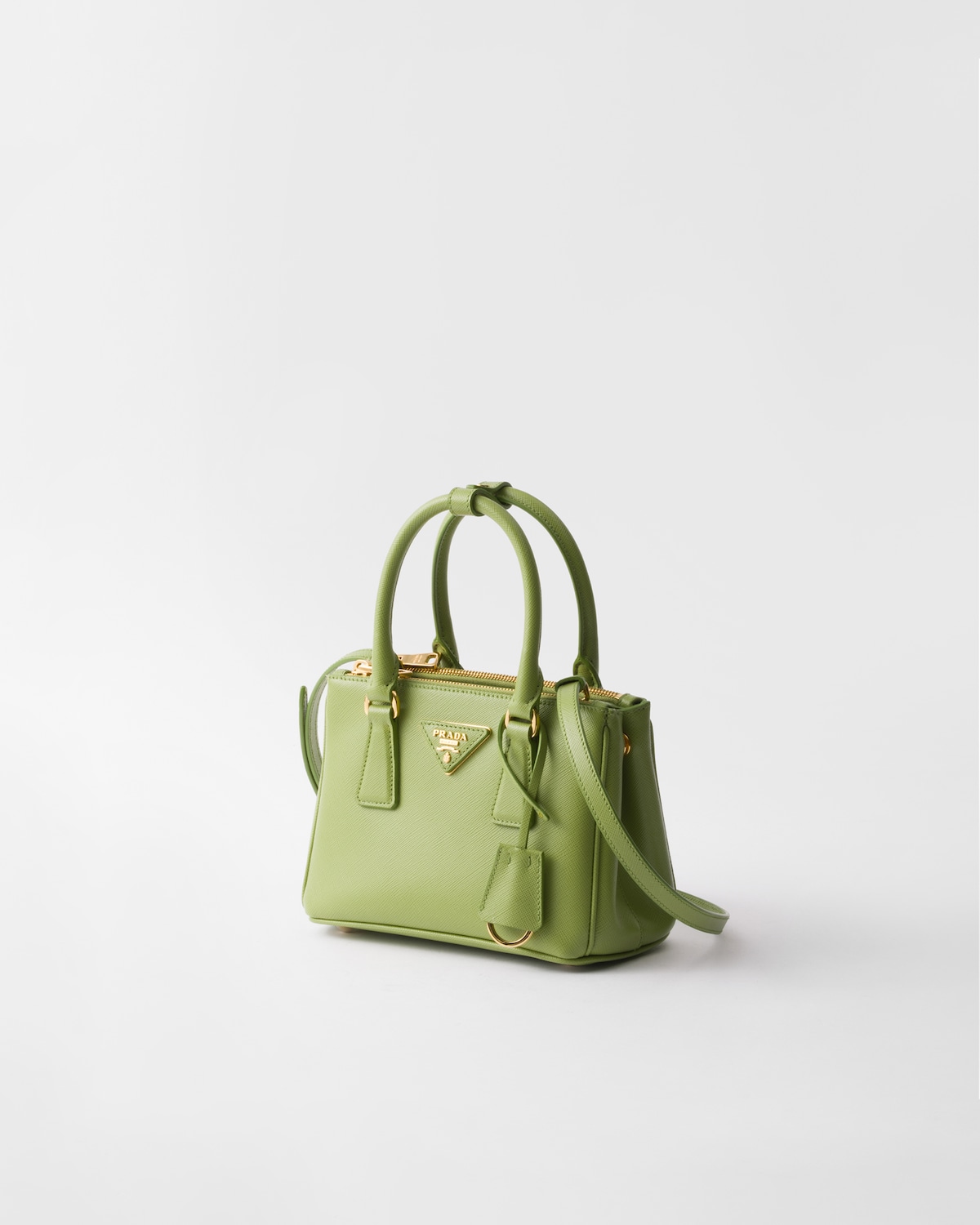 Lawn Green Prada Galleria Saffiano Leather Mini-bag | PRADA