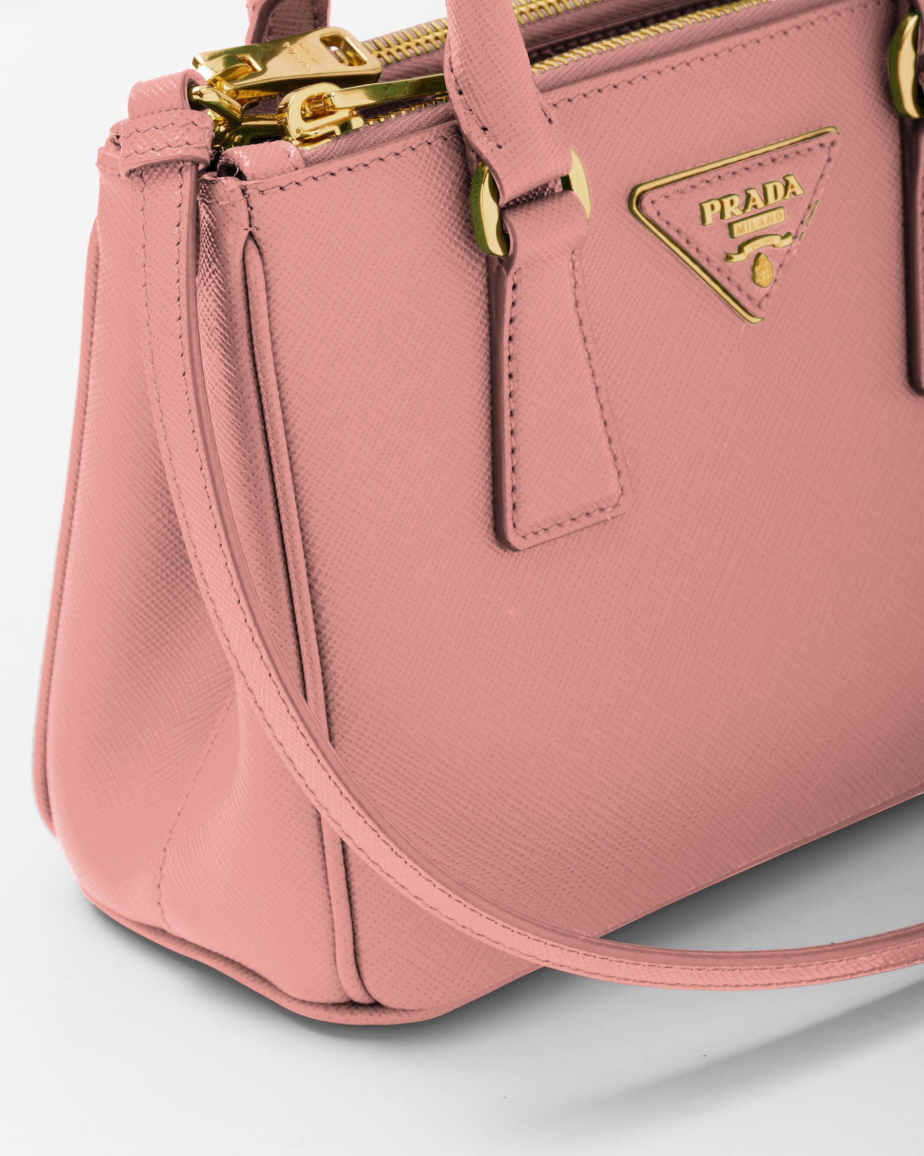 Petal Pink Prada Galleria Saffiano Leather Mini-bag | PRADA