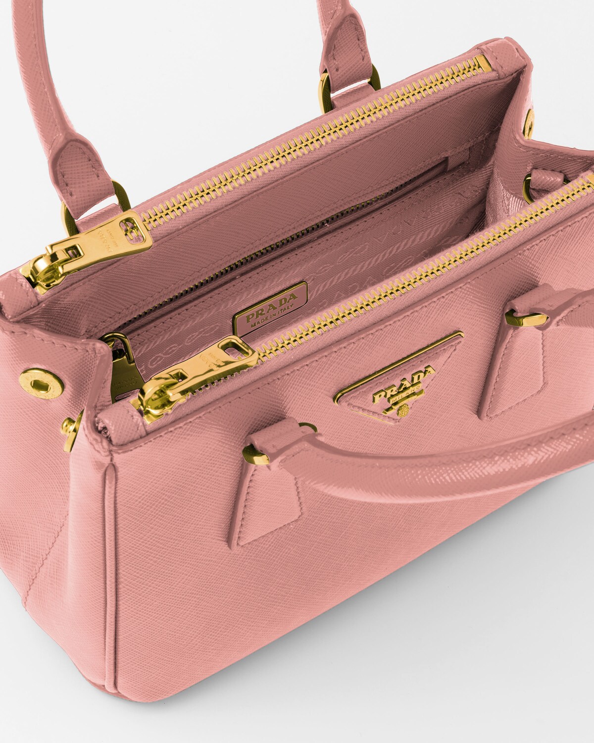 Petal Pink Prada Galleria Saffiano Leather Mini-bag | PRADA