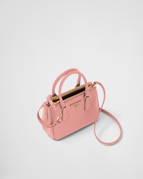 Petal Pink Prada Galleria Saffiano Leather Mini-bag | PRADA