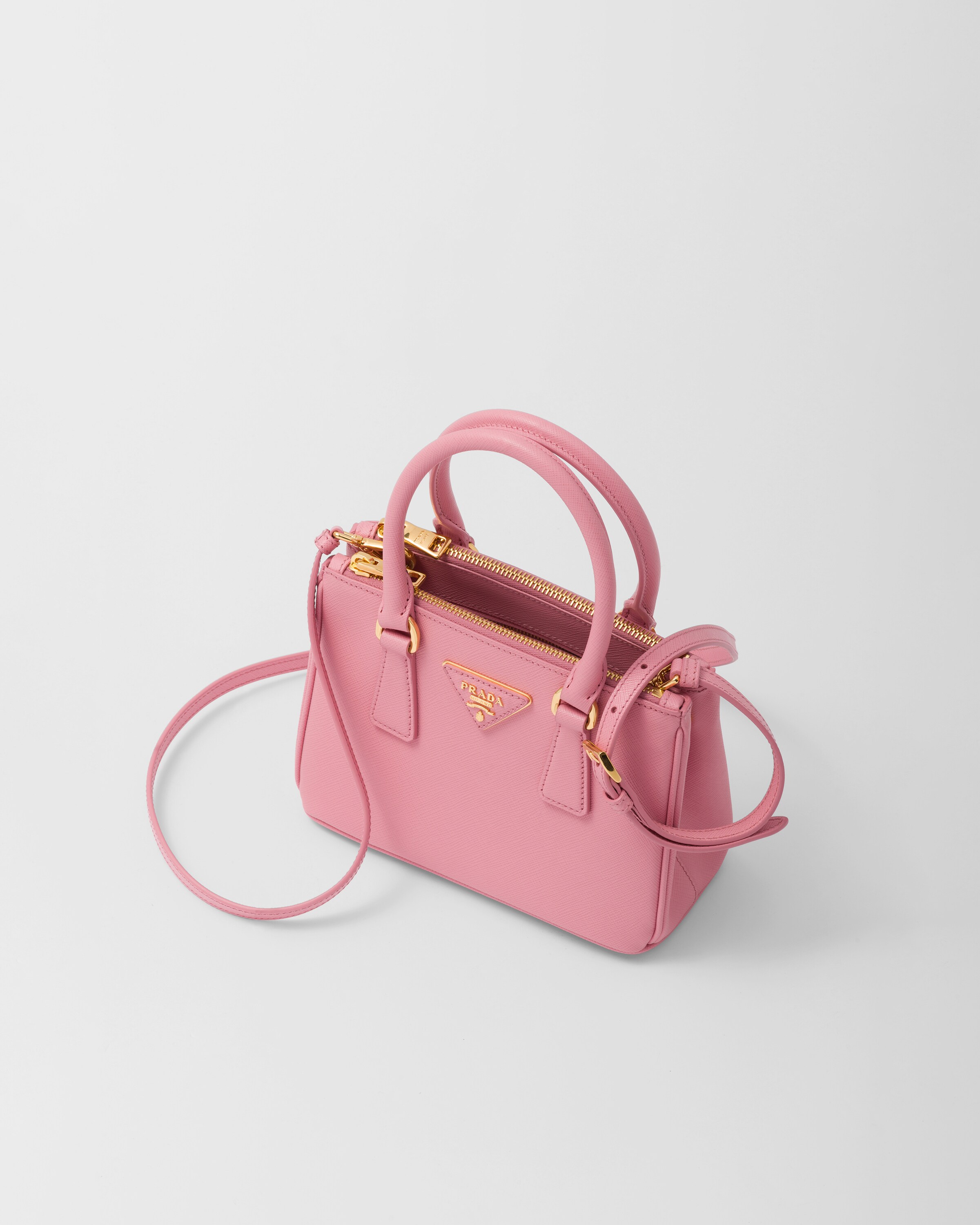 Petal Pink Prada Galleria Saffiano Leather Mini-bag | PRADA