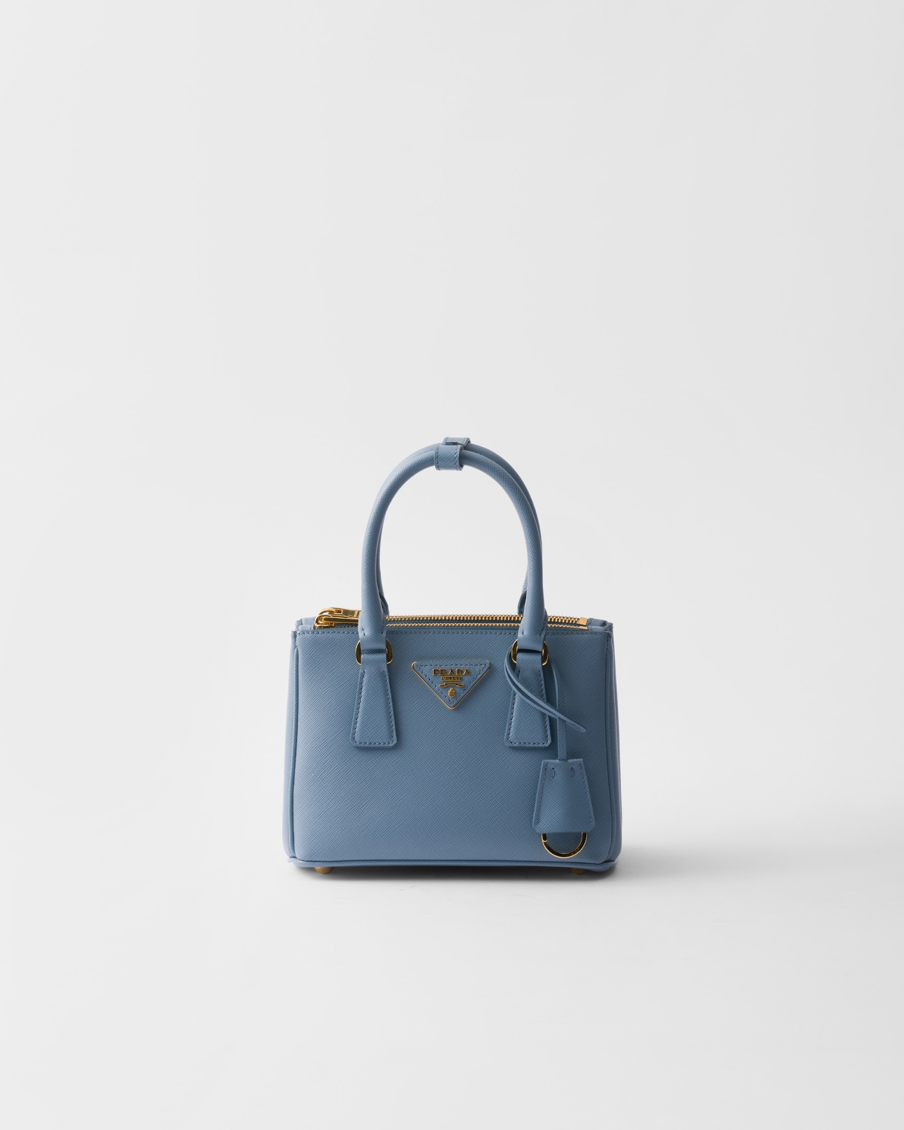 Astral Blue Prada Galleria Mini Saffiano Leather Bag | PRADA