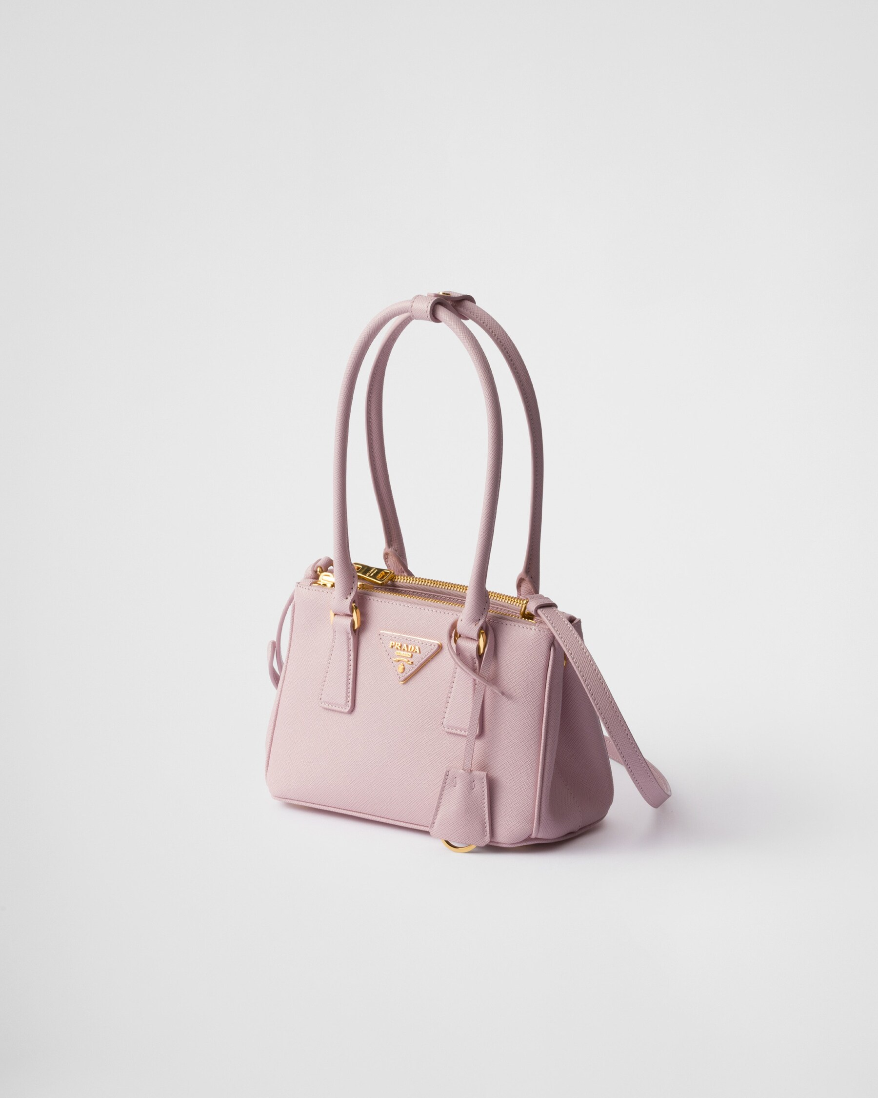 Alabaster Pink Prada Galleria Saffiano Leather Mini-bag | PRADA