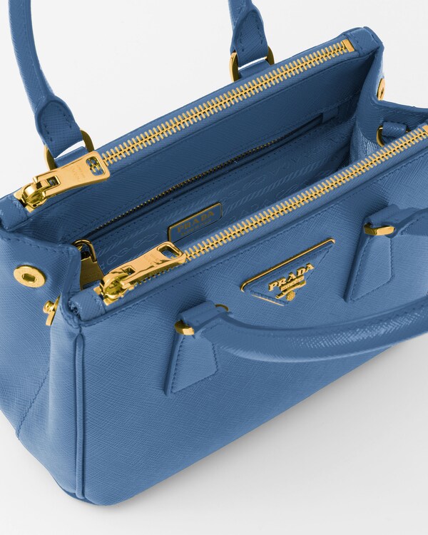 Light Blue Prada Galleria Saffiano Leather Mini-bag | PRADA