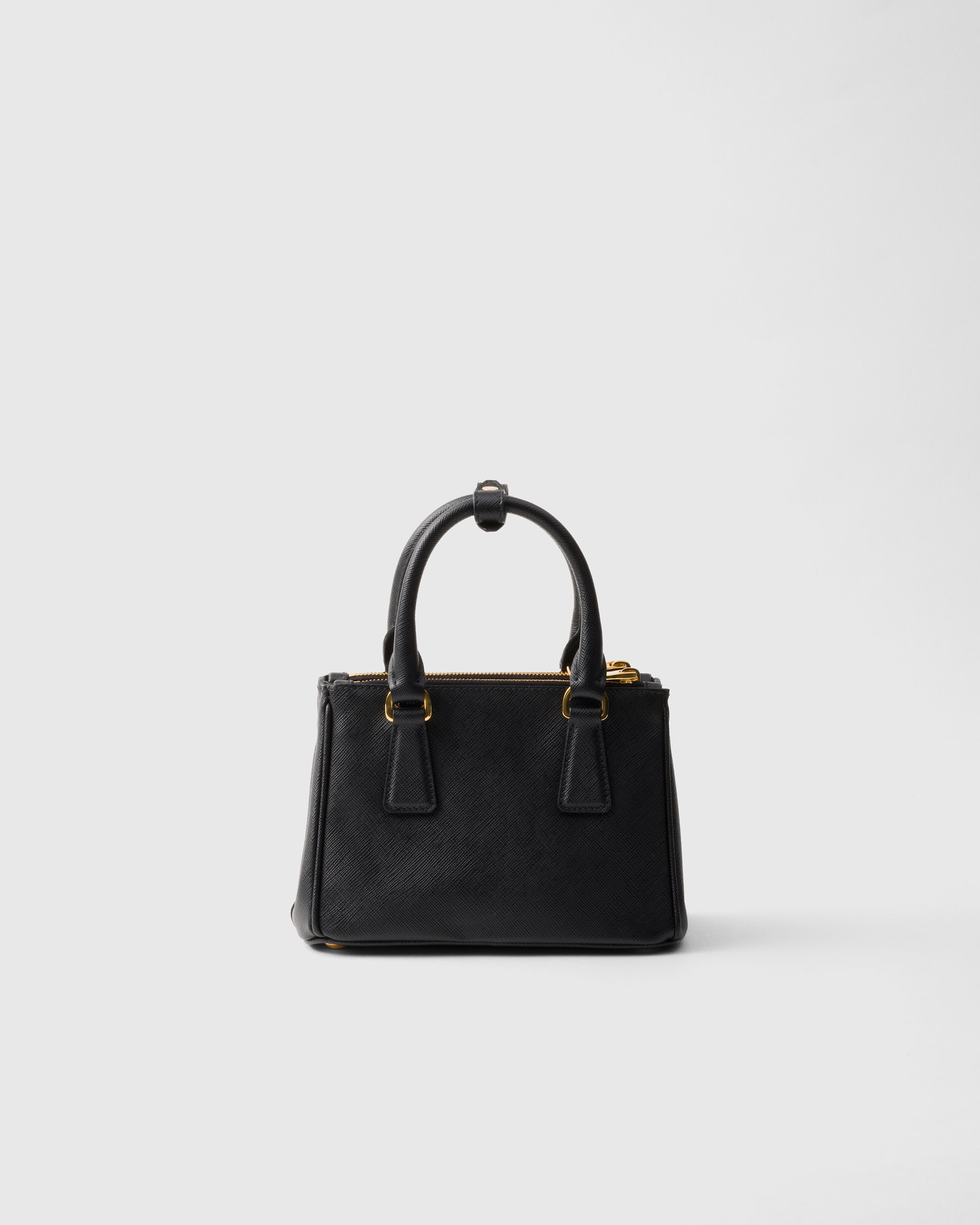 Black Prada Galleria Saffiano Leather Micro Bag | PRADA