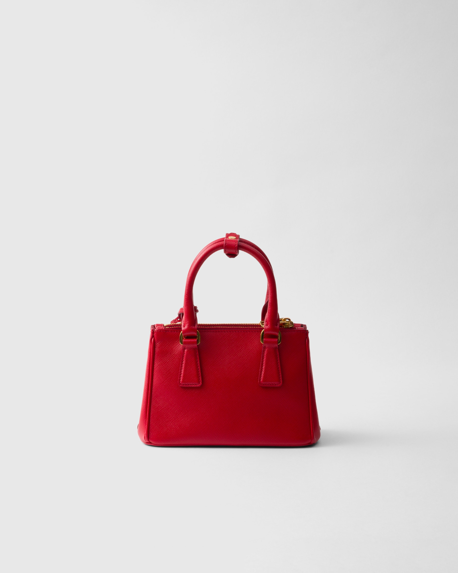 Red Prada Galleria Saffiano Leather Micro Bag | PRADA