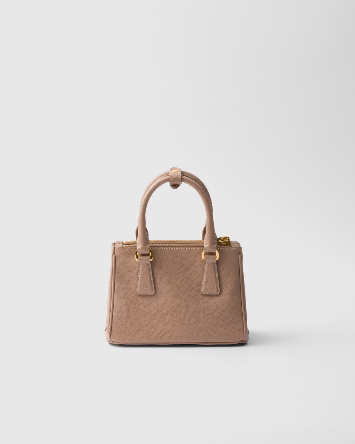 Powder Pink Prada Galleria Saffiano Leather Micro Bag | PRADA