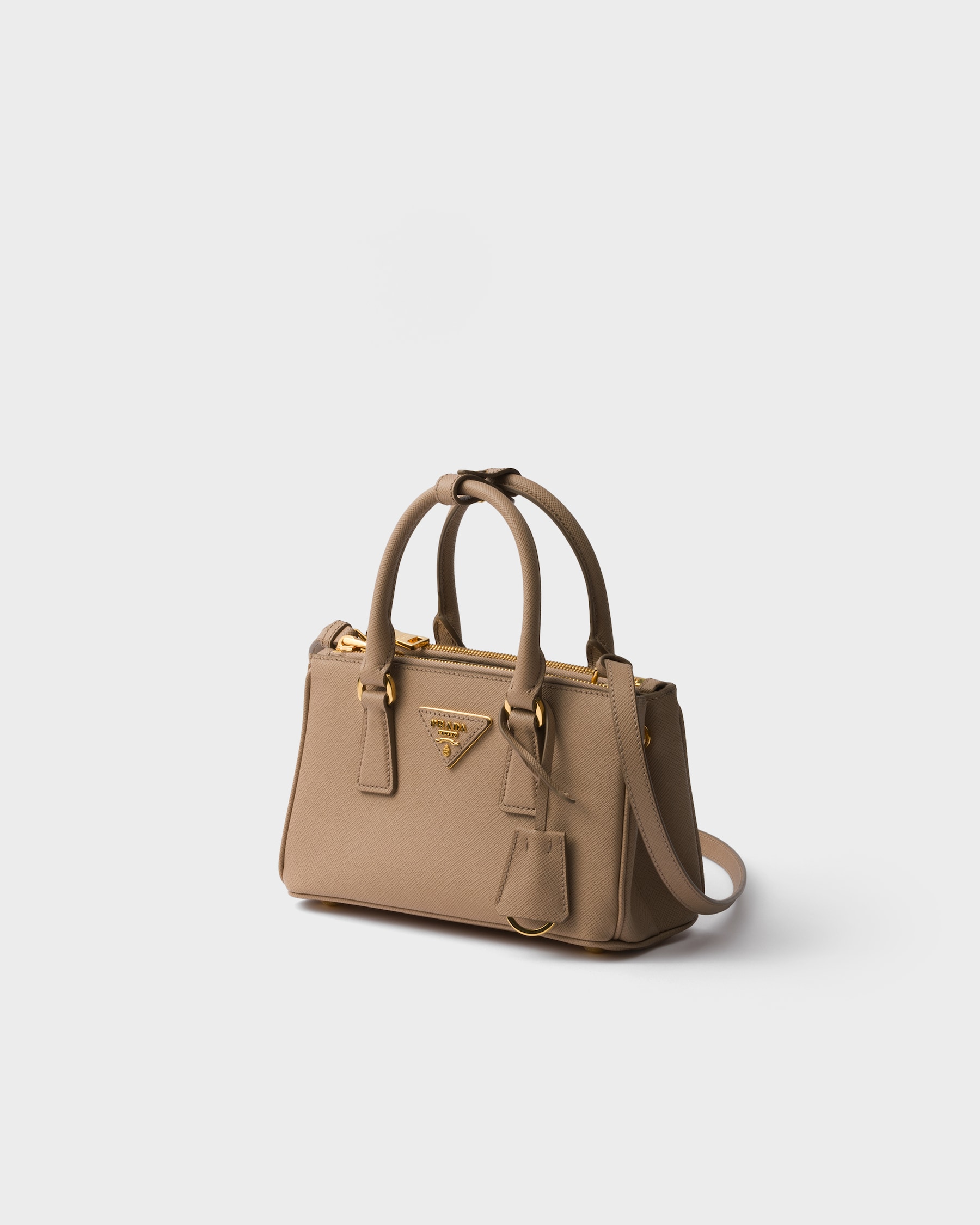 Cameo Prada Galleria Mini Saffiano Leather Bag | PRADA - United States