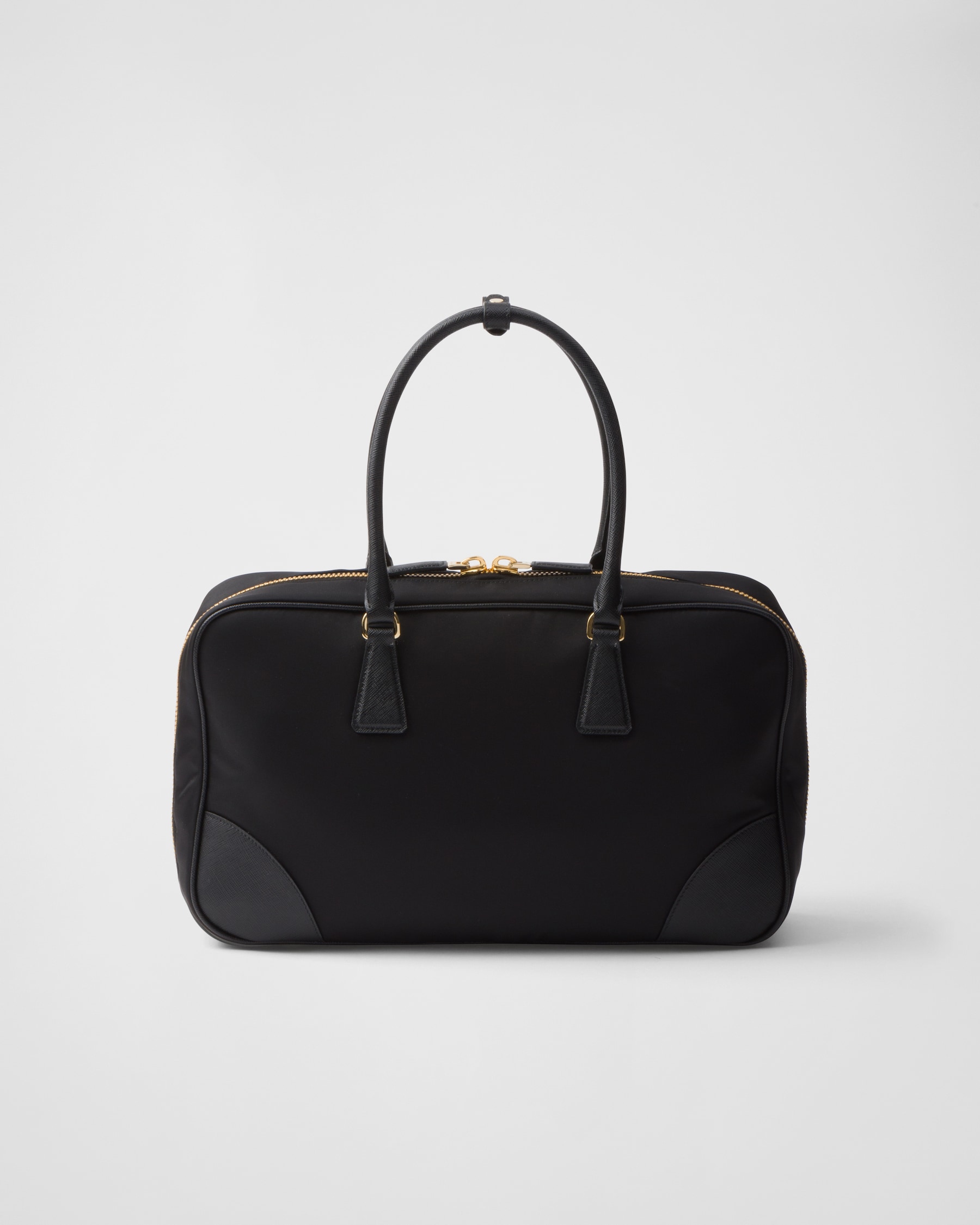 Black Prada Re-edition 1978 Large Re-nylon And Saffiano Leather Two ...
