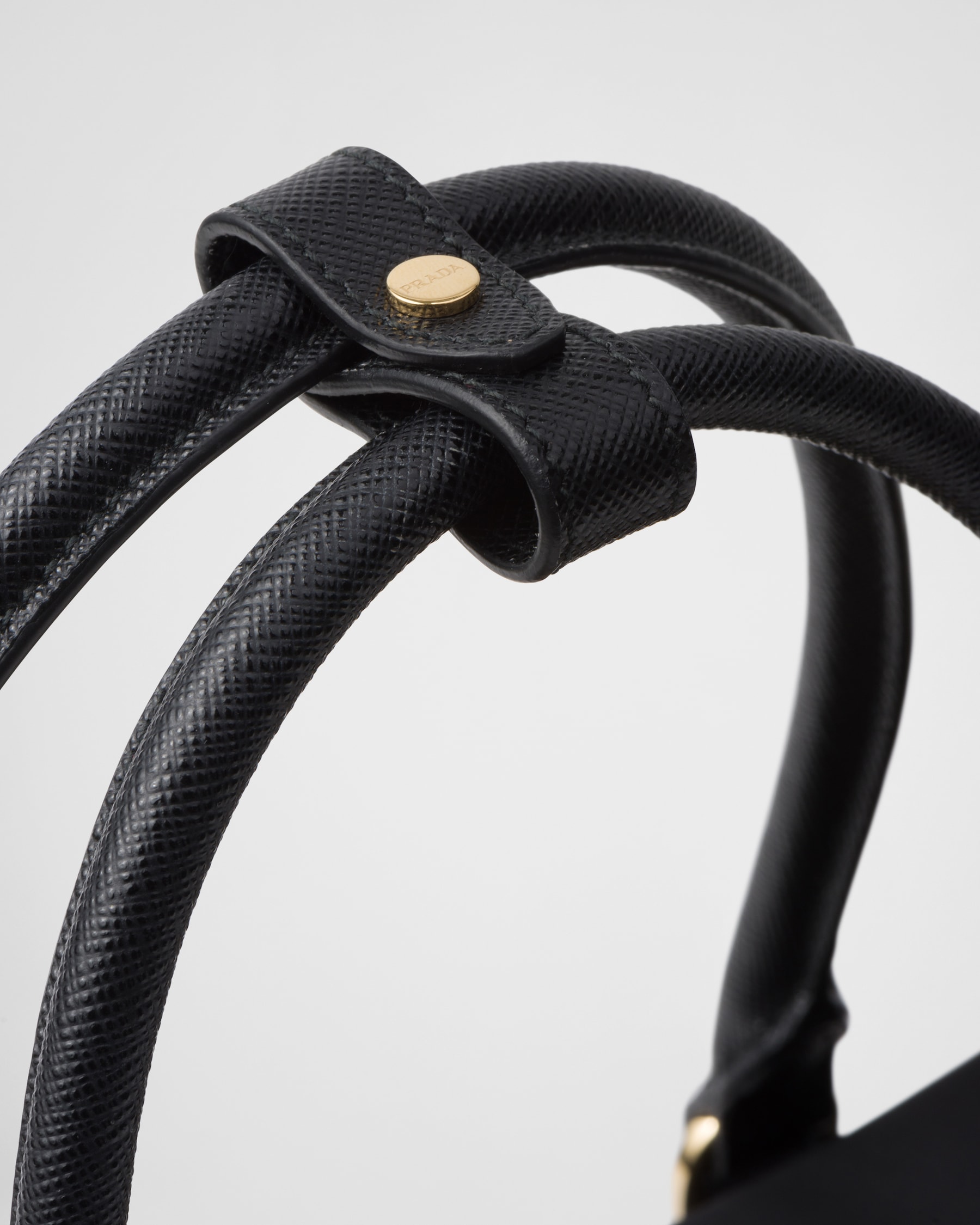 Black Prada Re-edition 1978 Large Re-nylon And Saffiano Leather Two ...