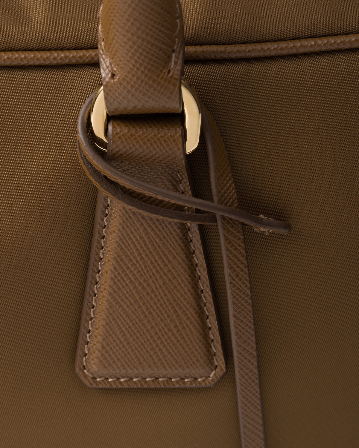 Cork Beige Prada Re-edition 1978 Large Re-nylon And Saffiano Leather ...