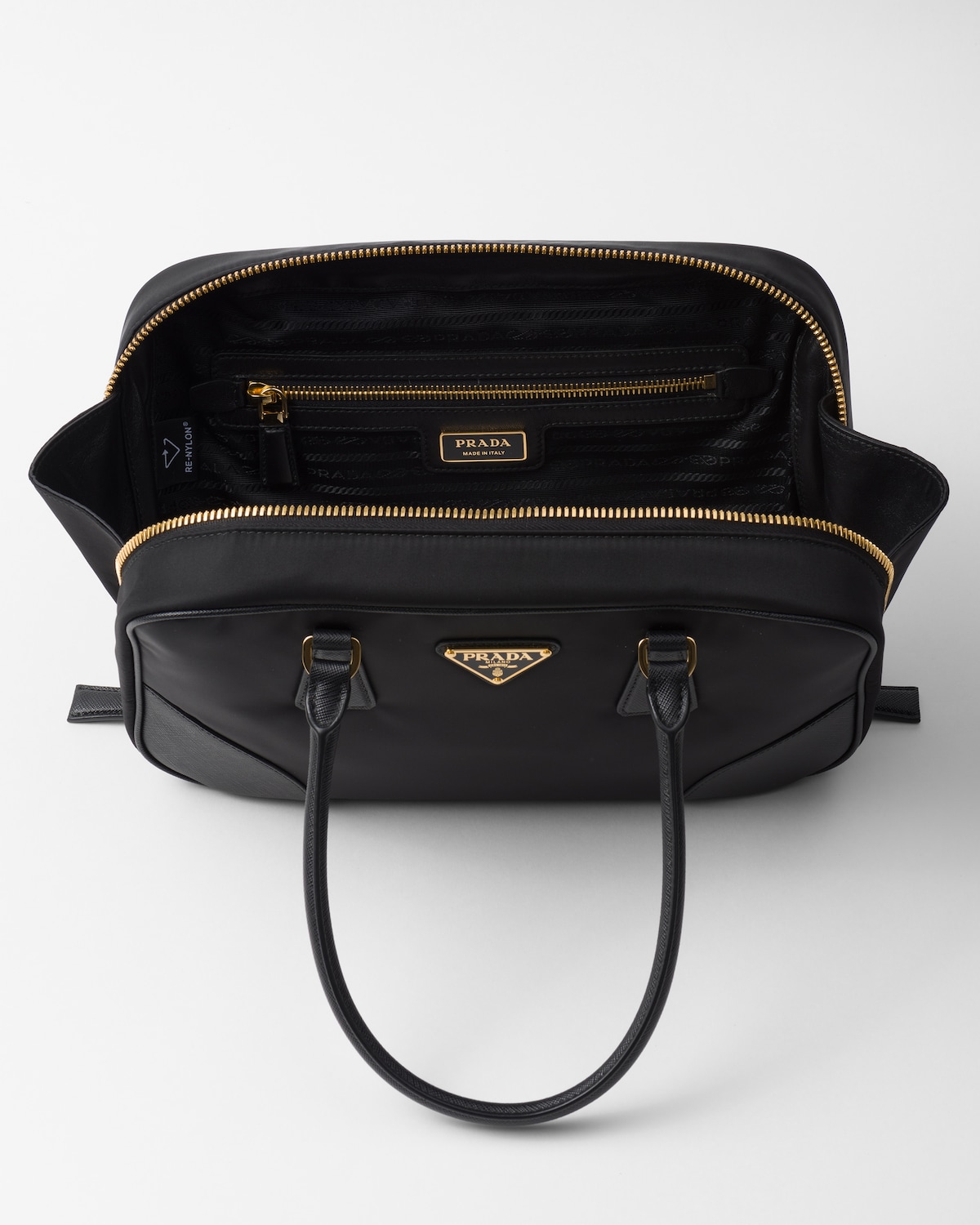 Black Prada Re-edition 1978 Medium Re-nylon And Saffiano Leather Two ...