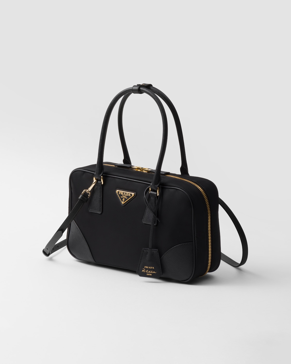 Black Prada Re-edition 1978 Medium Re-nylon And Saffiano Leather Two ...