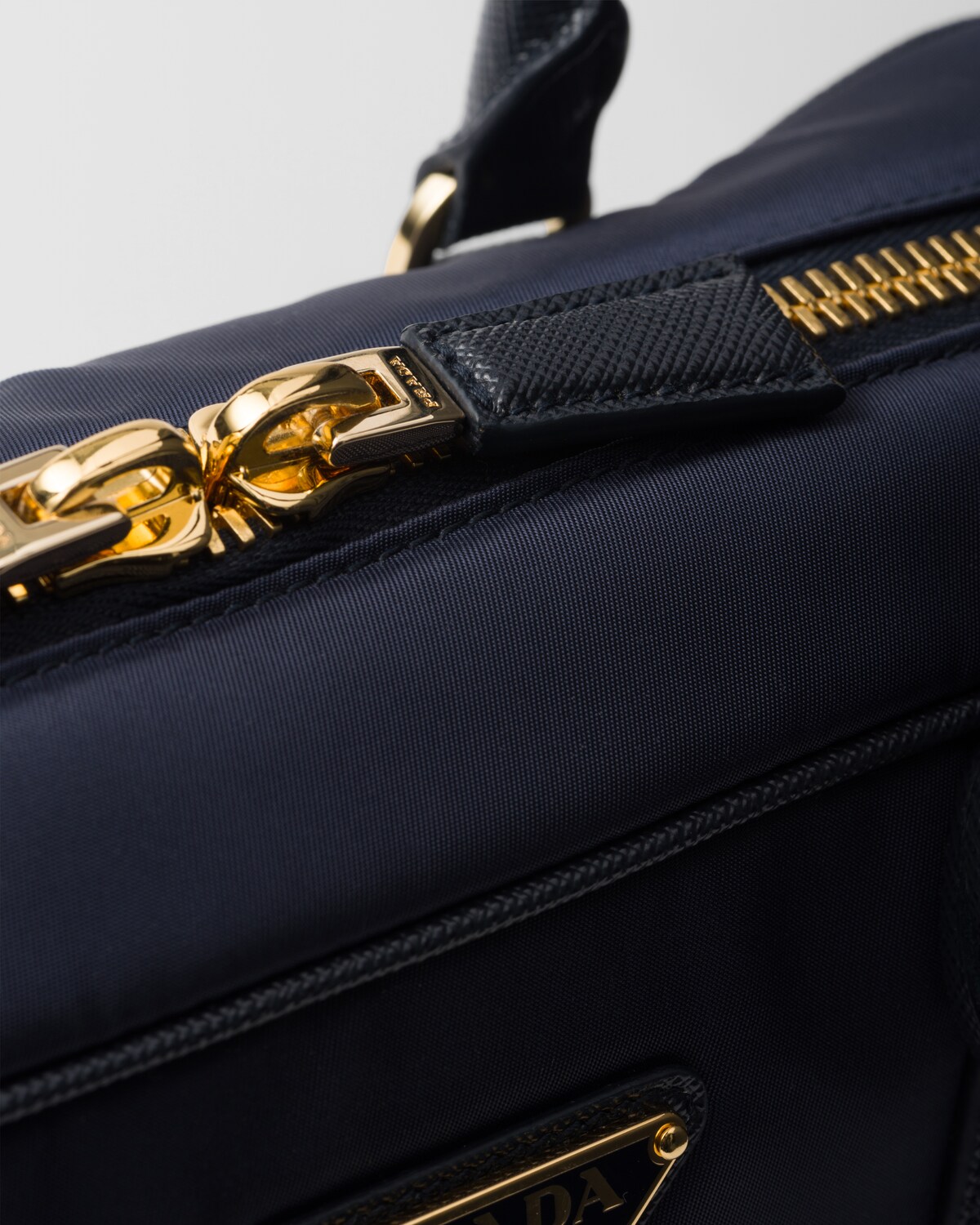 Navy Prada Re-edition 1978 Medium Re-nylon And Saffiano Leather Two ...