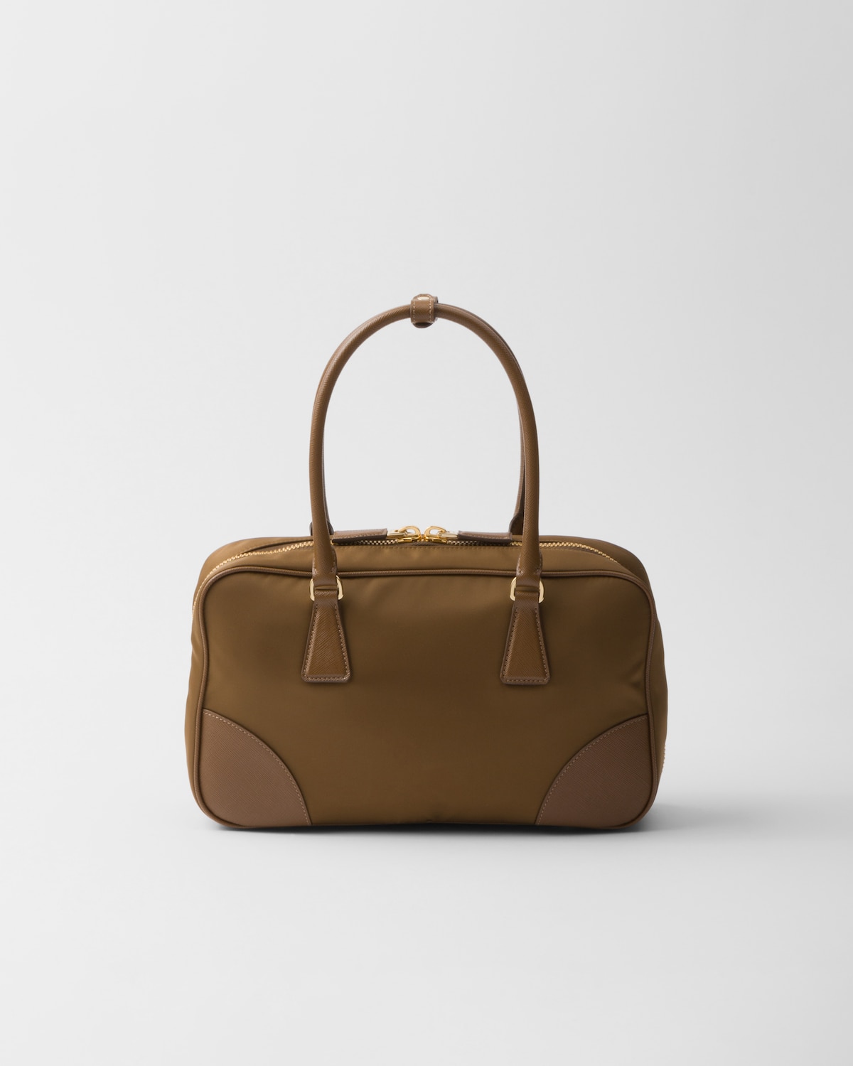 Cork Beige Prada Re-edition 1978 Medium Re-nylon And Saffiano Leather ...