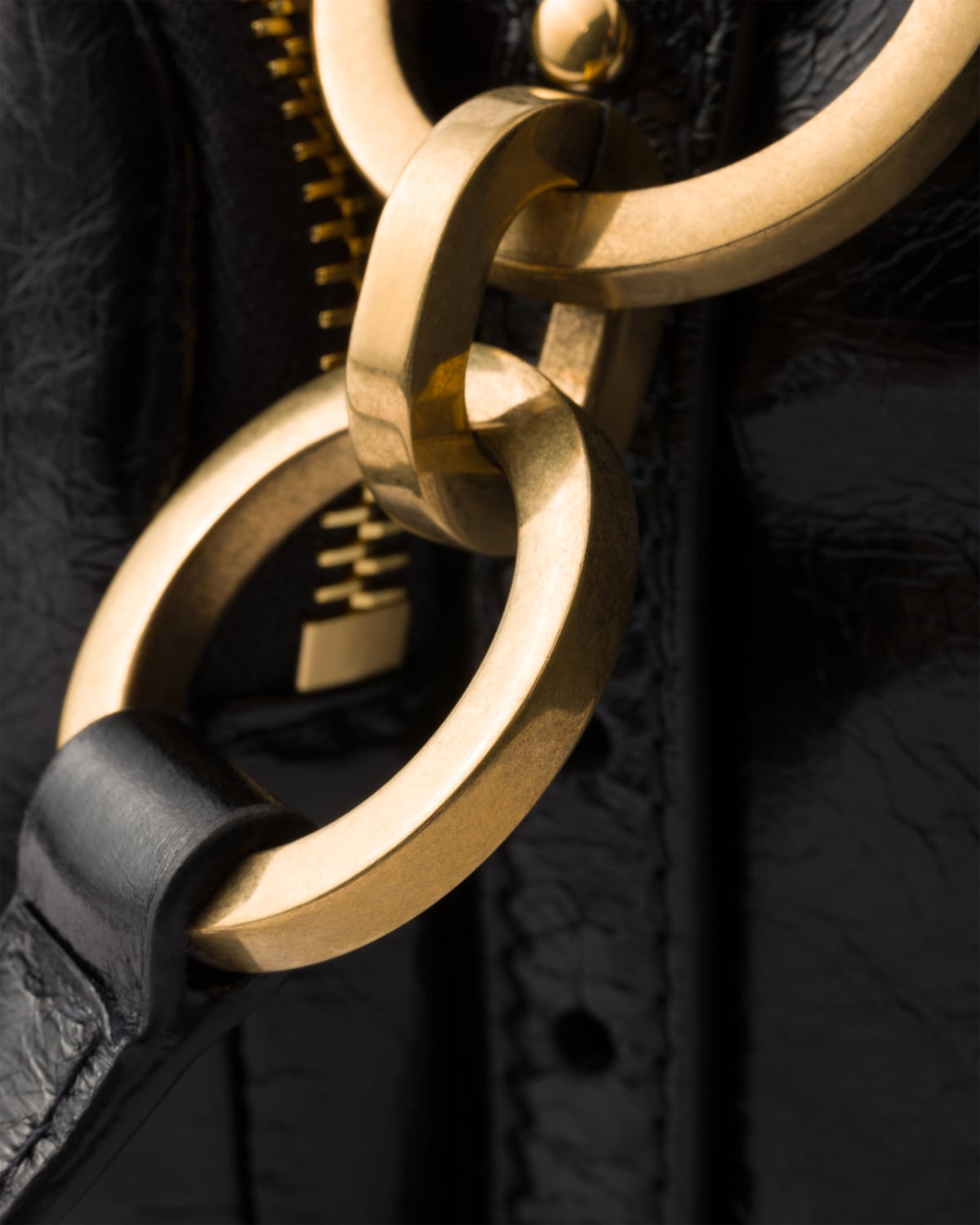 Black Prada Dangle Medium Leather Top-handle Bag | PRADA