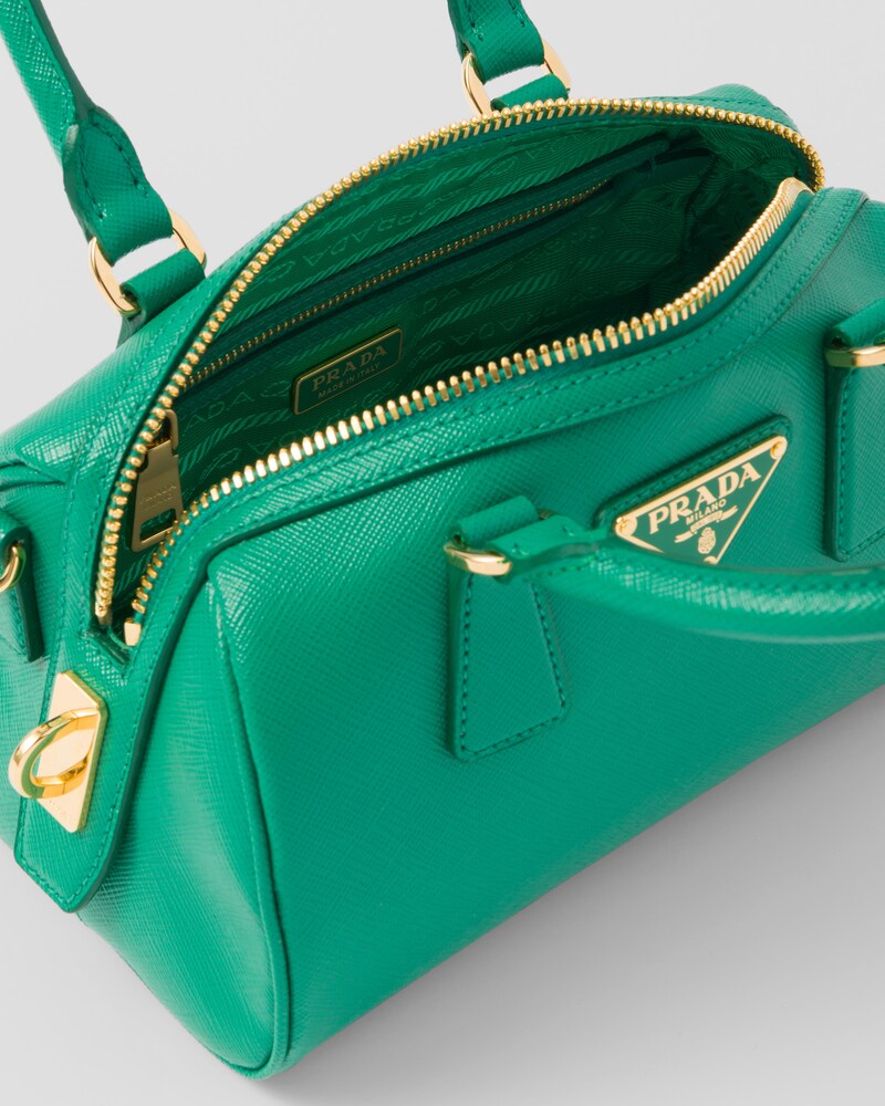 Mango Saffiano Leather Top-handle Bag | PRADA