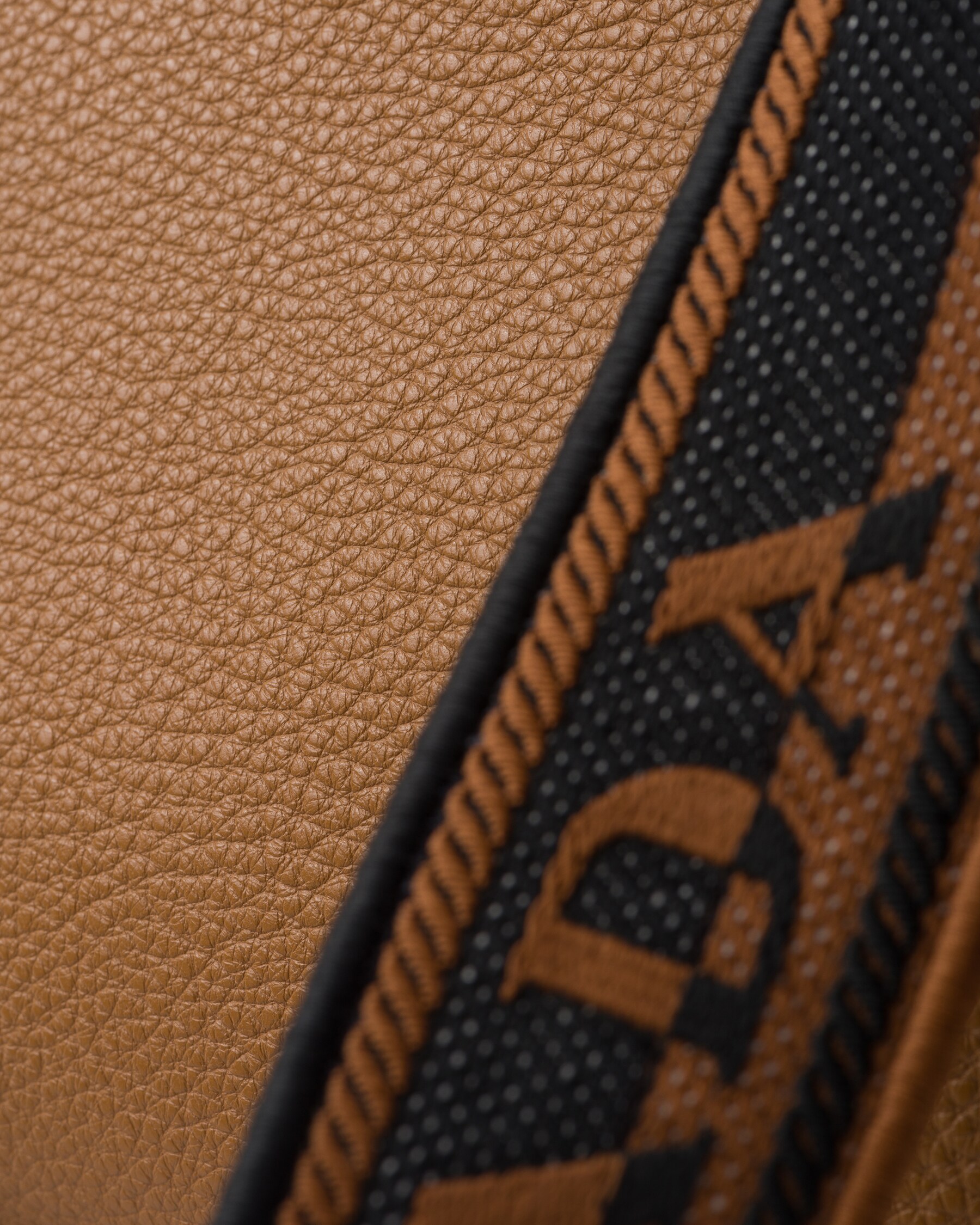 Caramel Leather Hobo Bag | PRADA