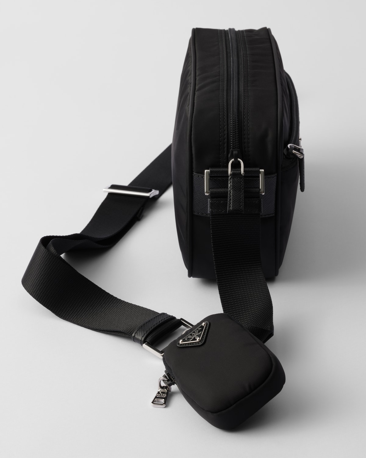 Black Re-nylon Shoulder Bag | PRADA