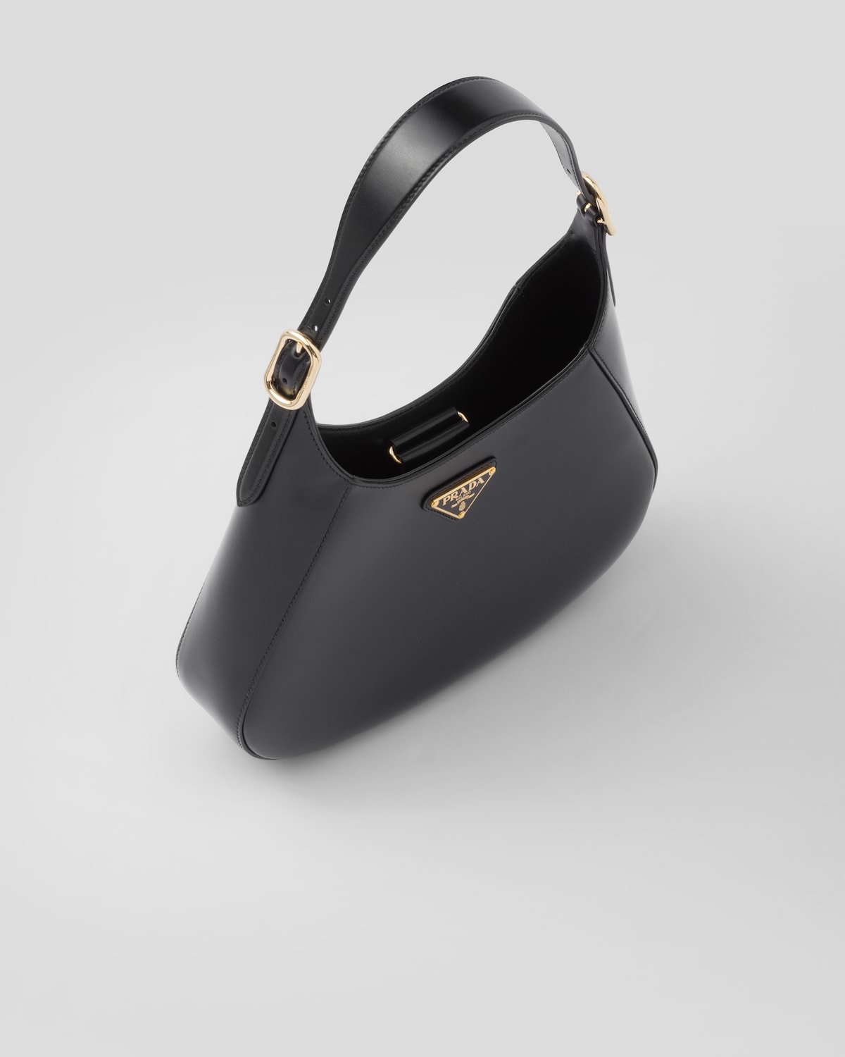 Black Leather Shoulder Bag | PRADA