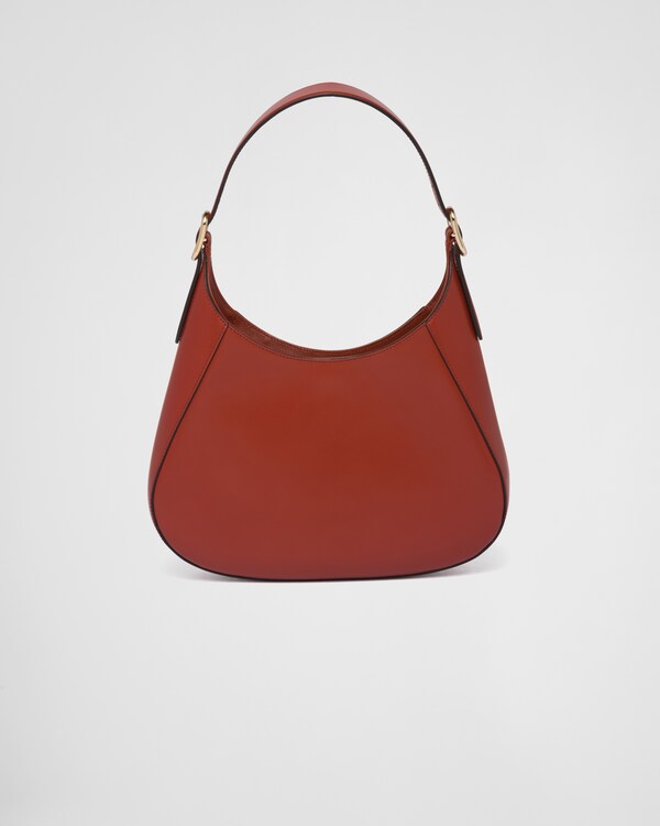 Berry Leather Shoulder Bag | PRADA