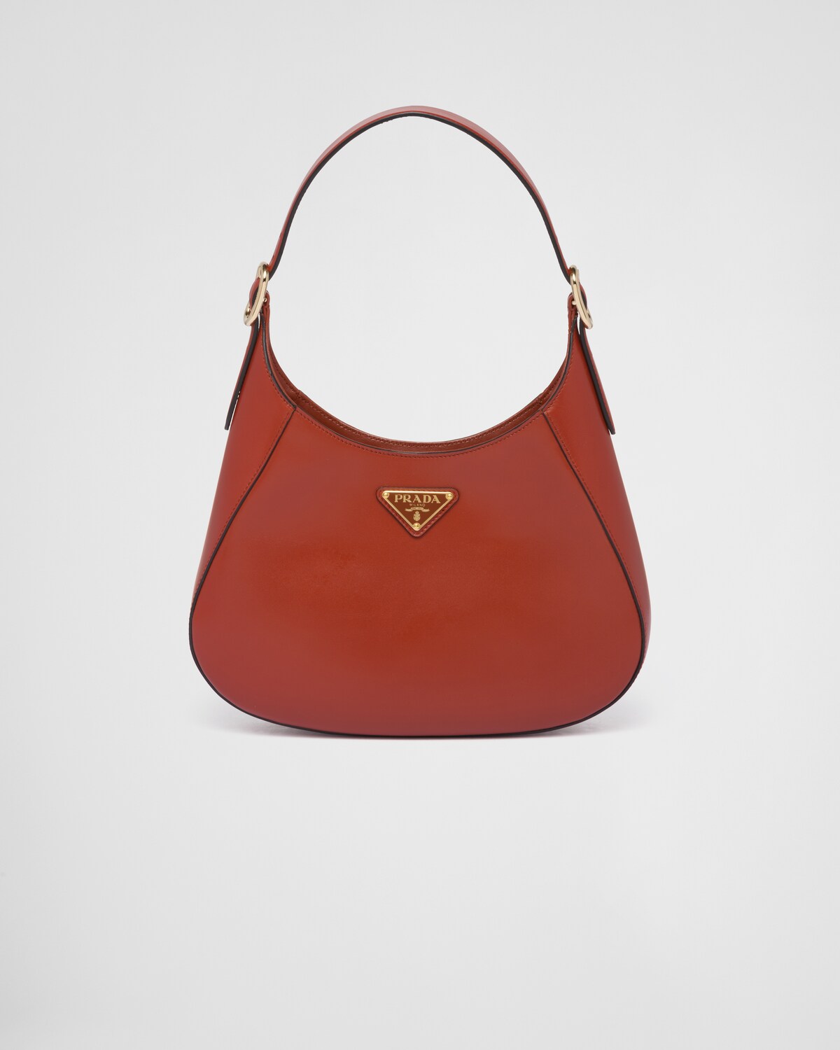 Berry Leather Shoulder Bag | PRADA