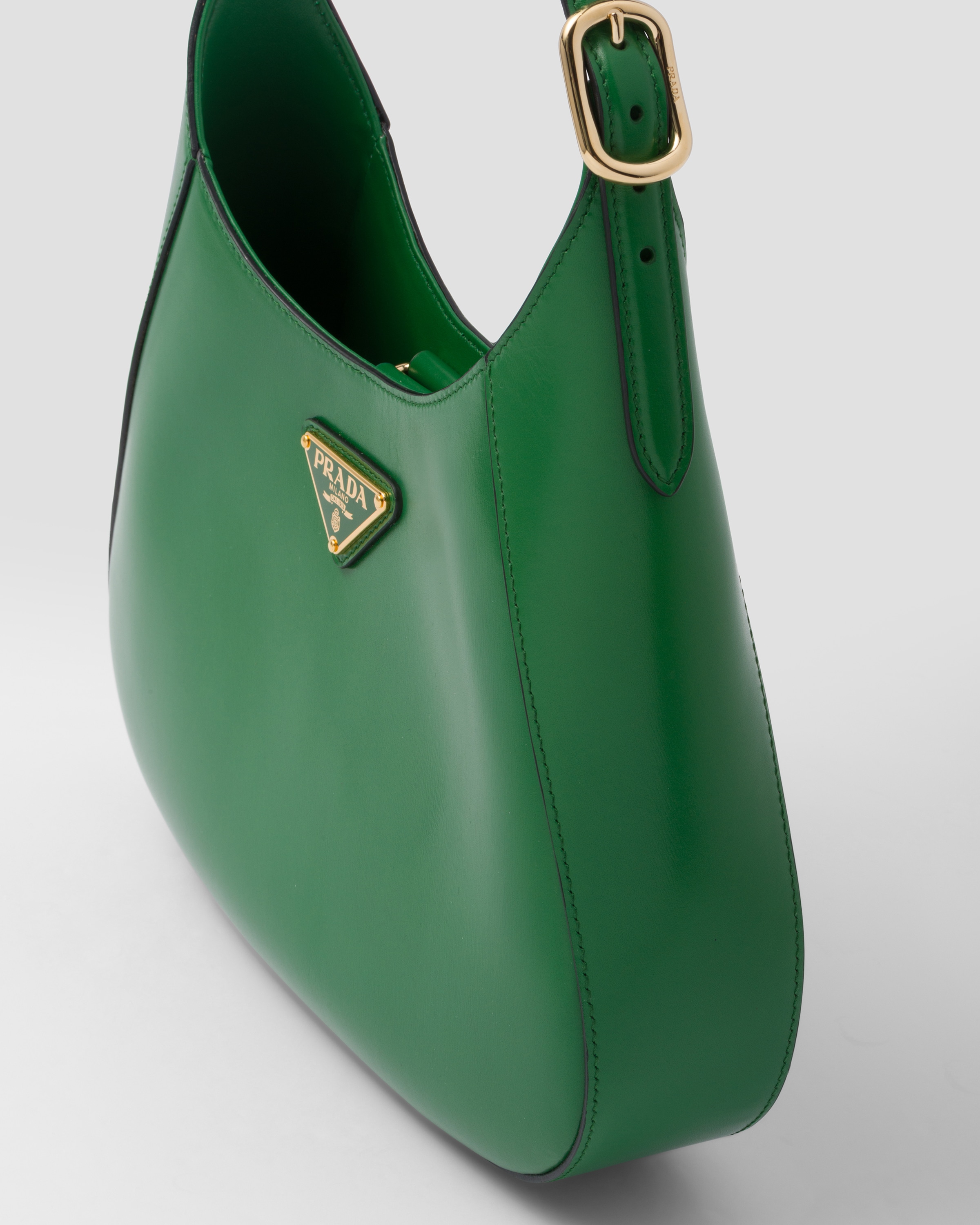 Green Leather Shoulder Bag | PRADA