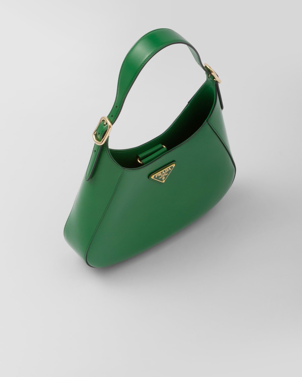 Green Leather Shoulder Bag | PRADA