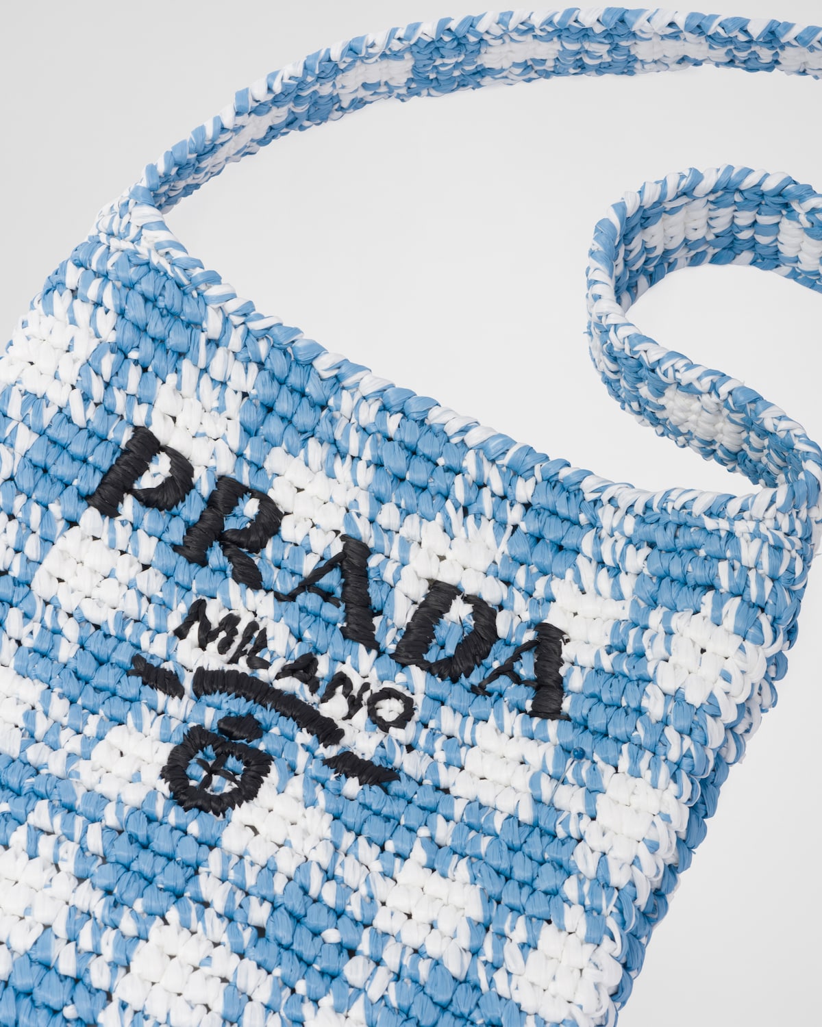 Light Blue Crochet Bag | PRADA